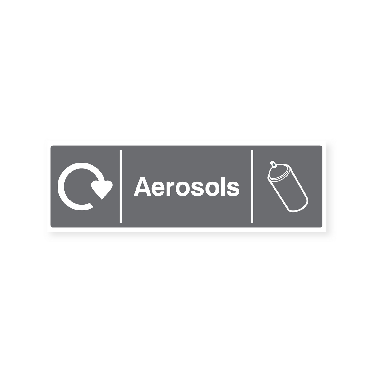 Aerosols Recycling - Safety Sign – Safety Signs & Stickers