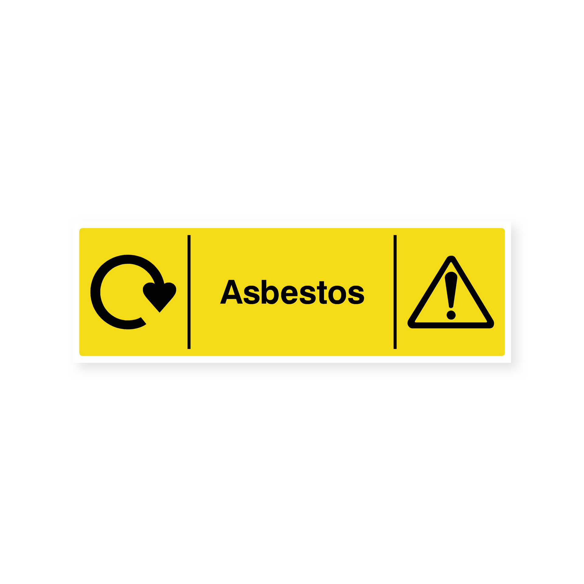 Asbestos Recycling - Safety Sign – Safety Signs & Stickers