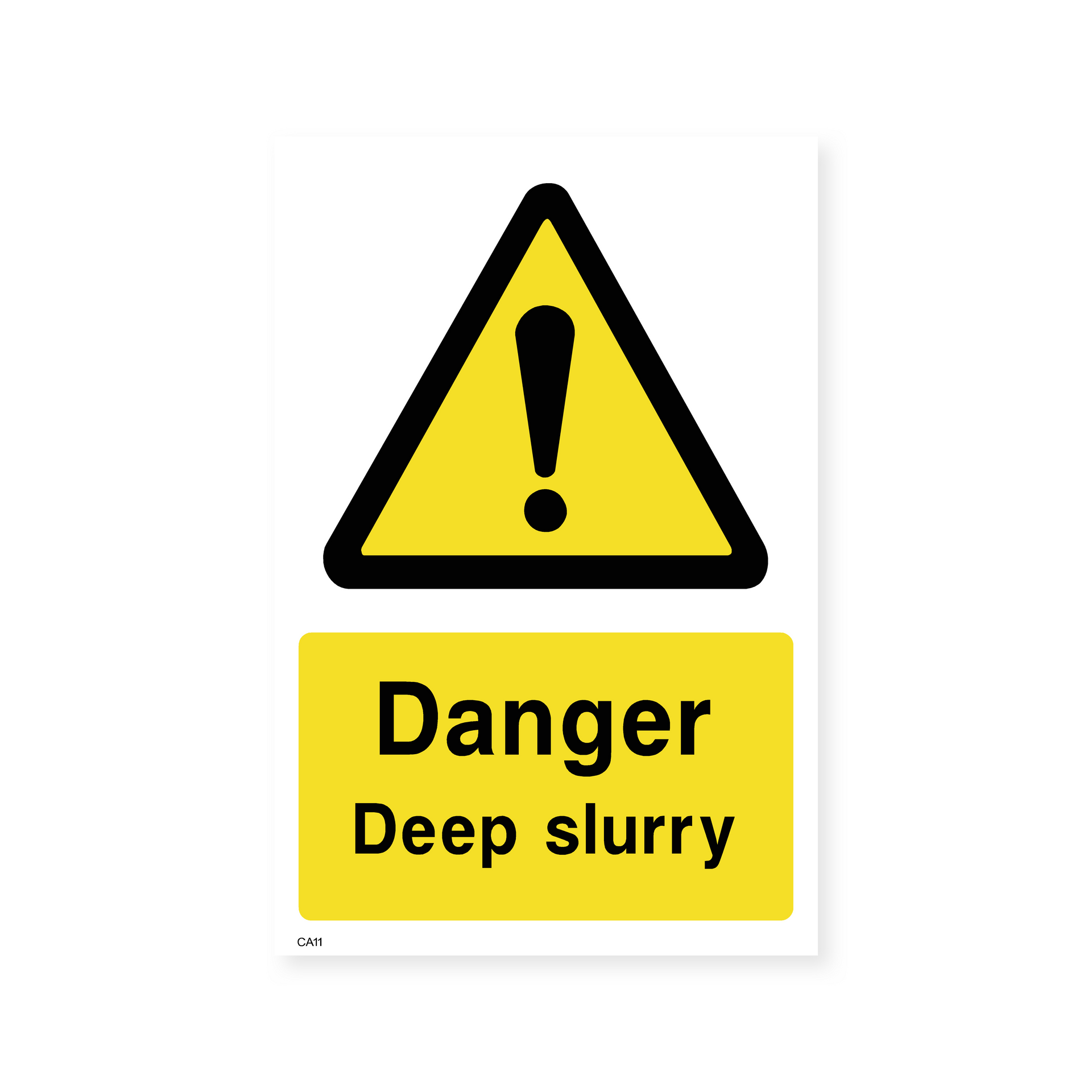 Danger Deep Slurry Warning Sign – Safety Signs & Stickers