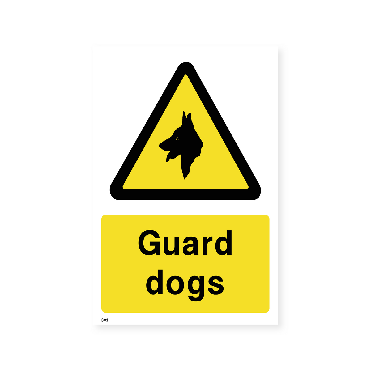 Guard Dogs Warning Sign – Safety Signs & Stickers
