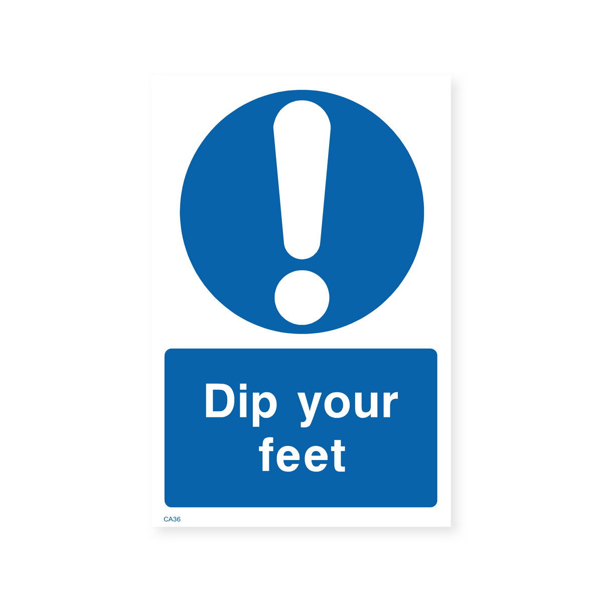 Foot Dip Station Sign – Safety Signs & Stickers