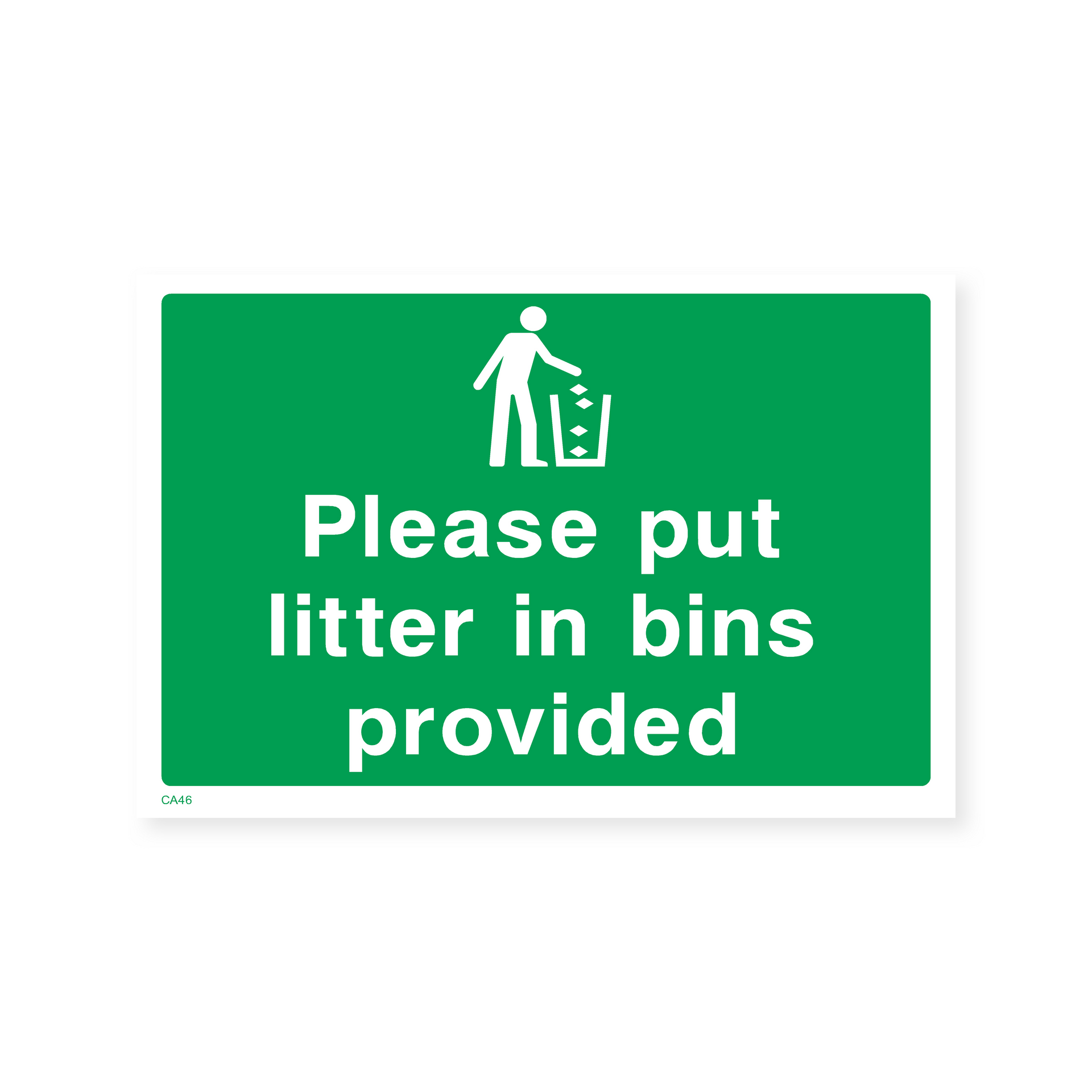 Litter Disposal Sign – Safety Signs & Stickers