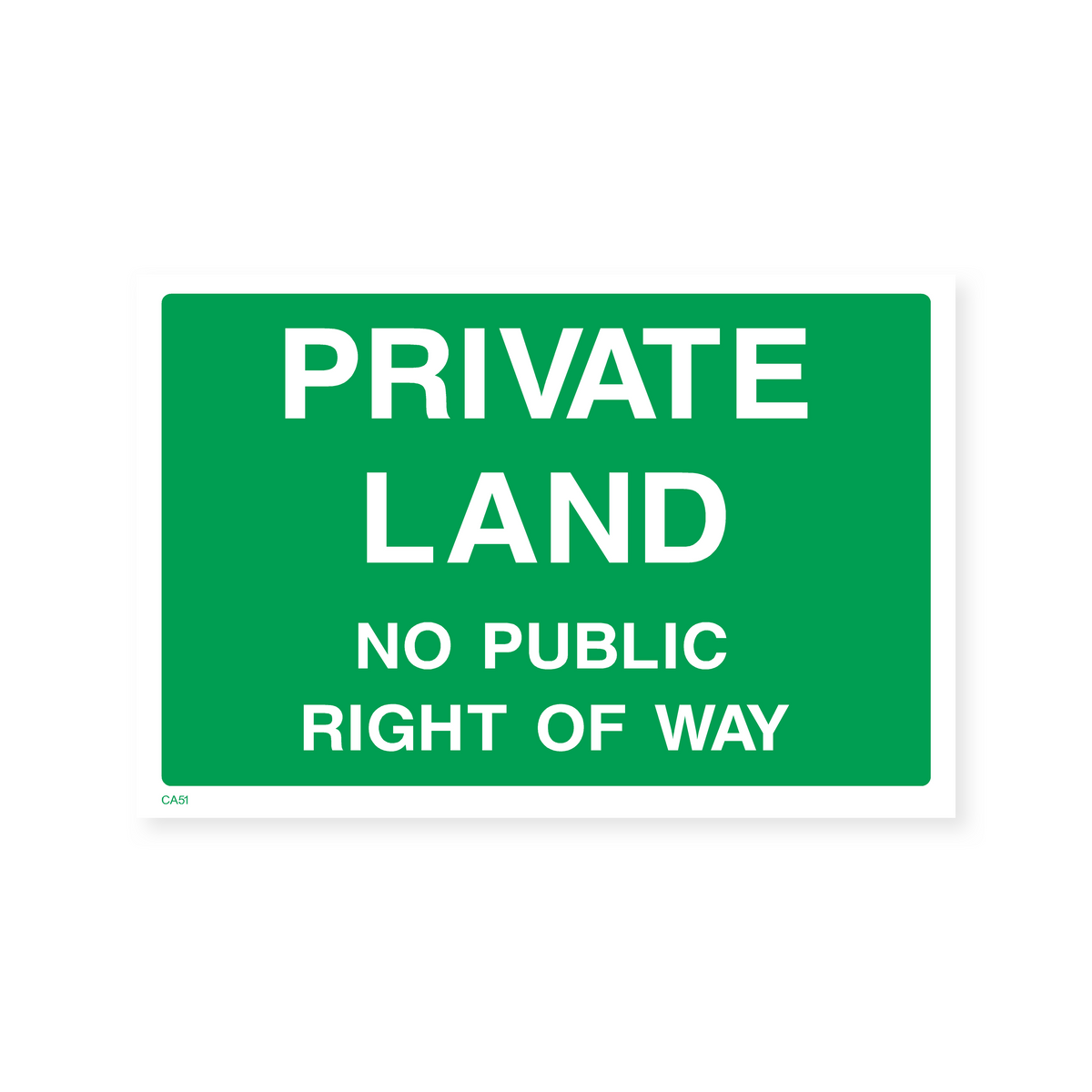 No Public Right of Way Sign – Safety Signs & Stickers