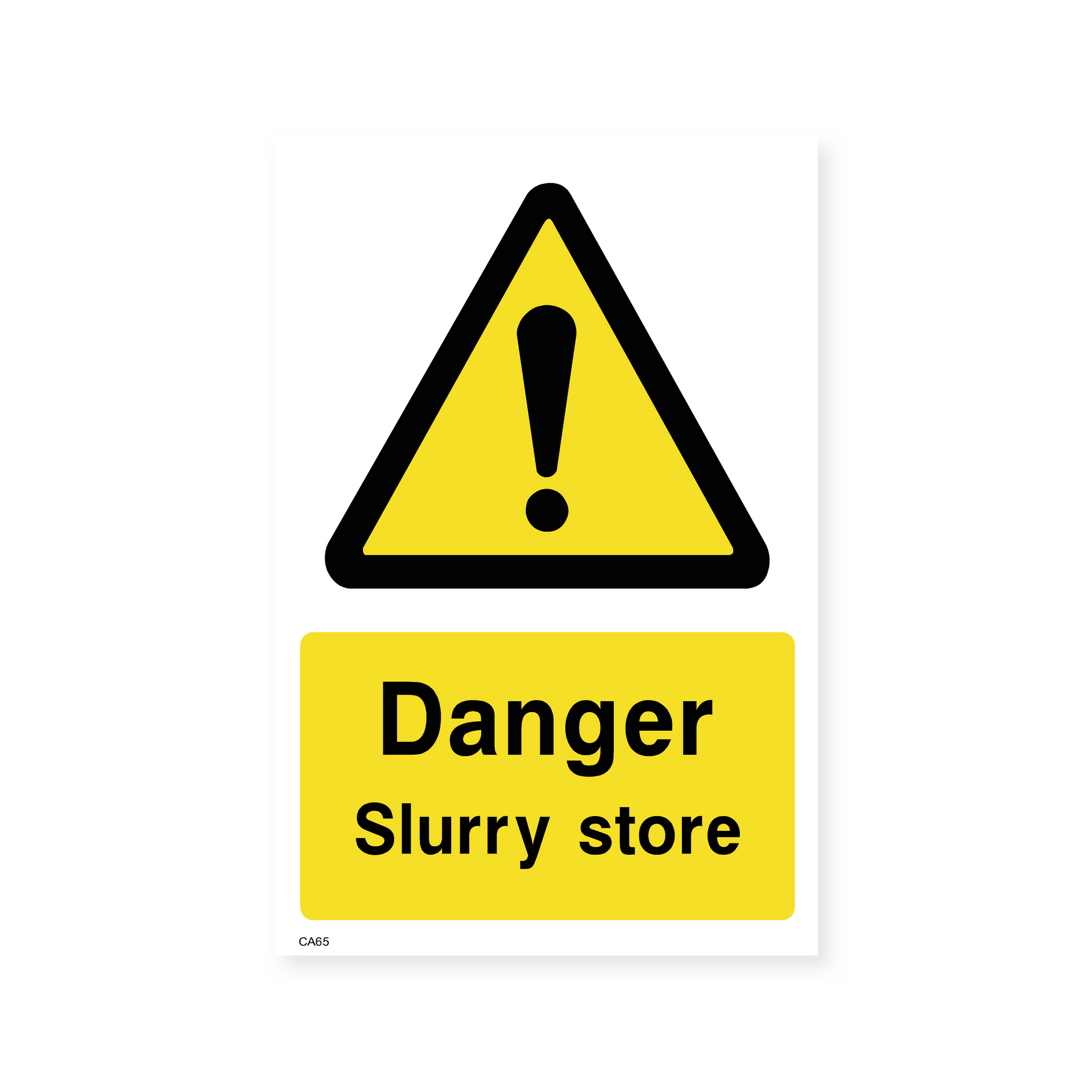 Slurry Store Warning Sign – Safety Signs & Stickers