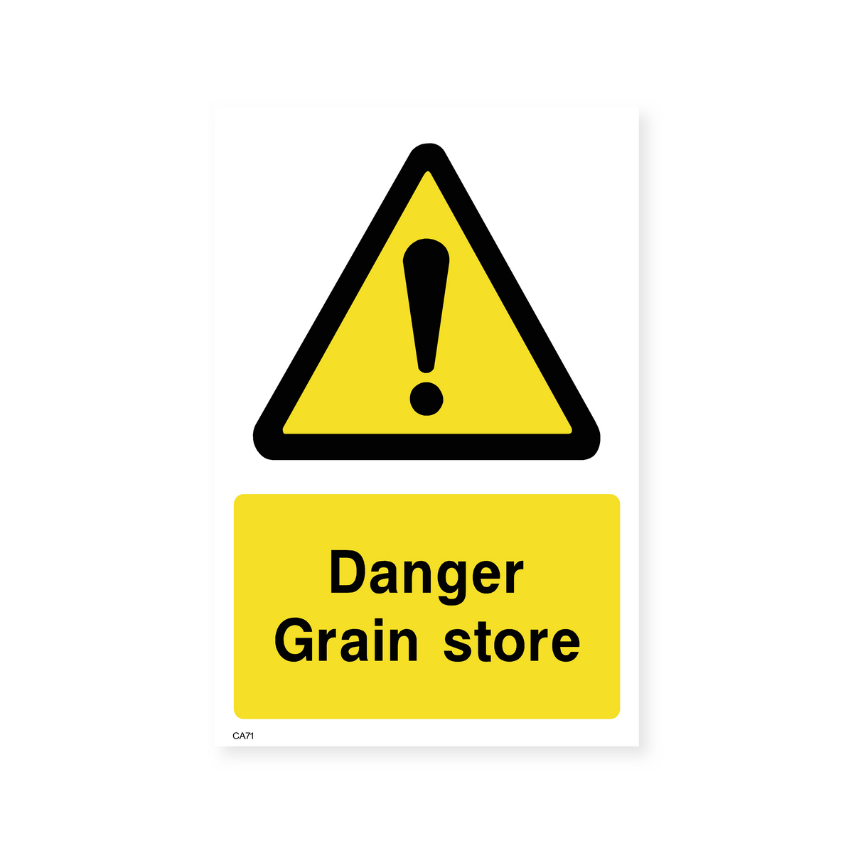 Grain Store Warning Sign – Safety Signs & Stickers