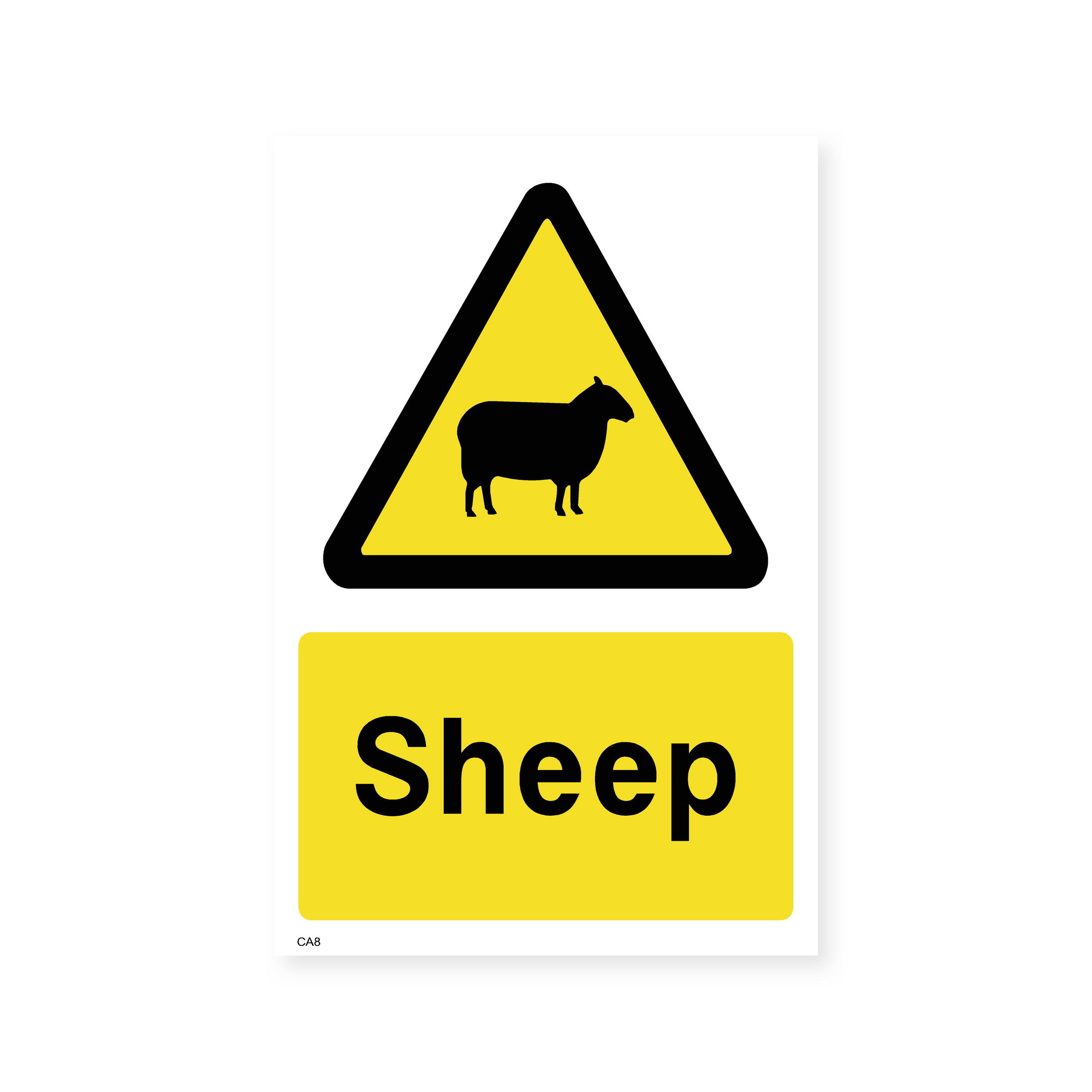 Sheep Warning Sign – Safety Signs & Stickers