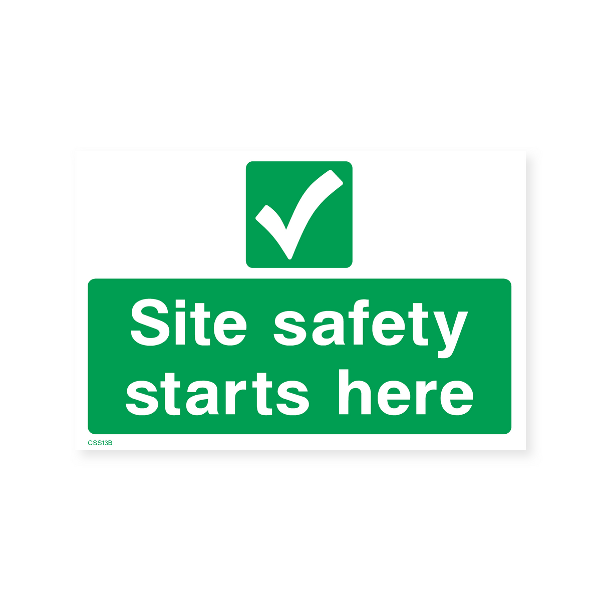 Site Safety Starts Here Sign – Safety Signs & Stickers