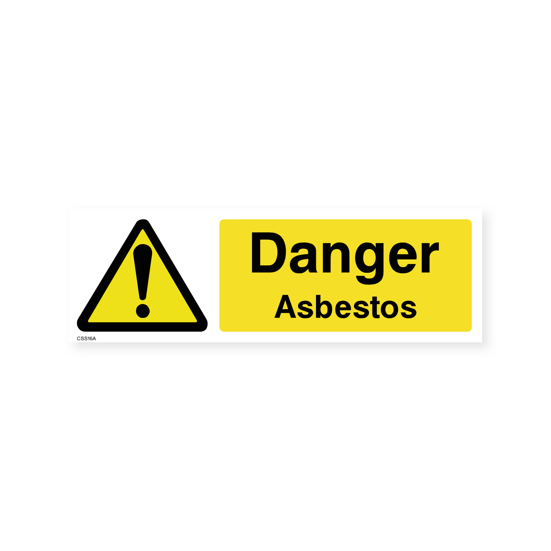 Danger Asbestos Sign – Safety Signs & Stickers