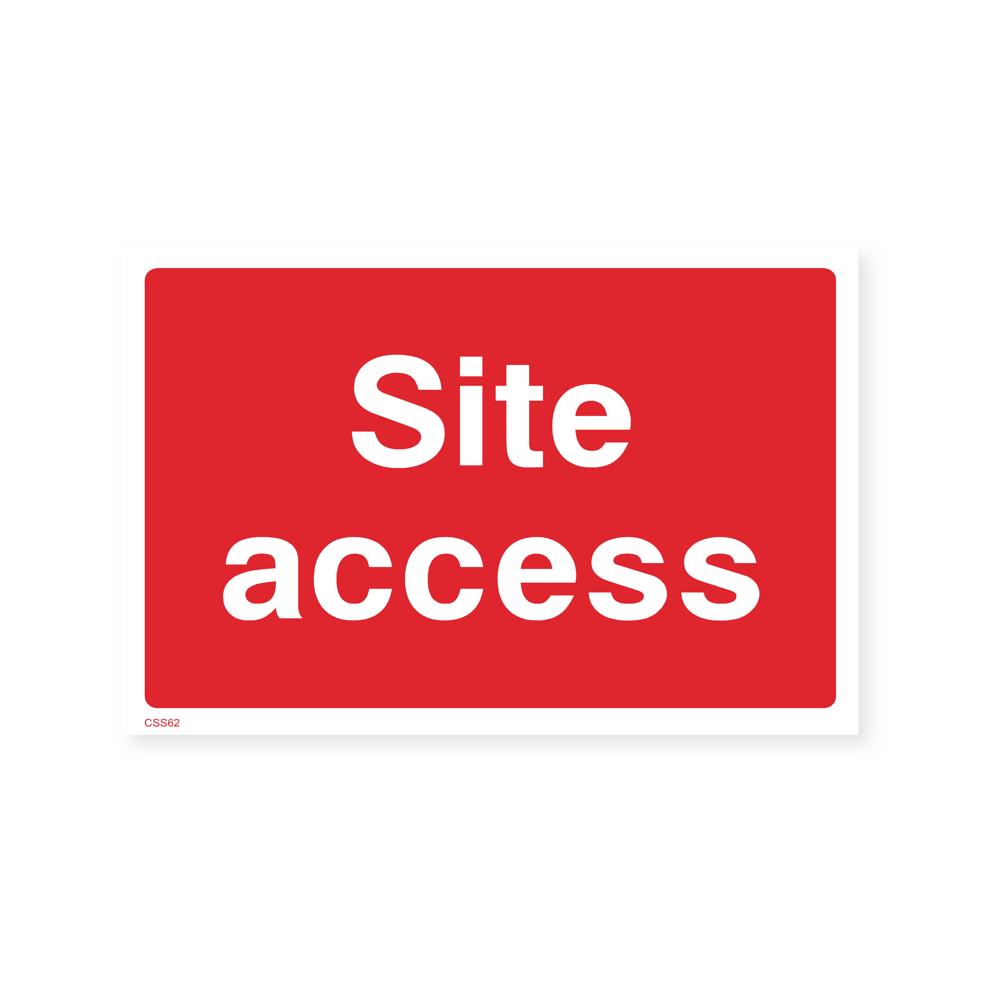 Site Access Sign – Safety Signs & Stickers