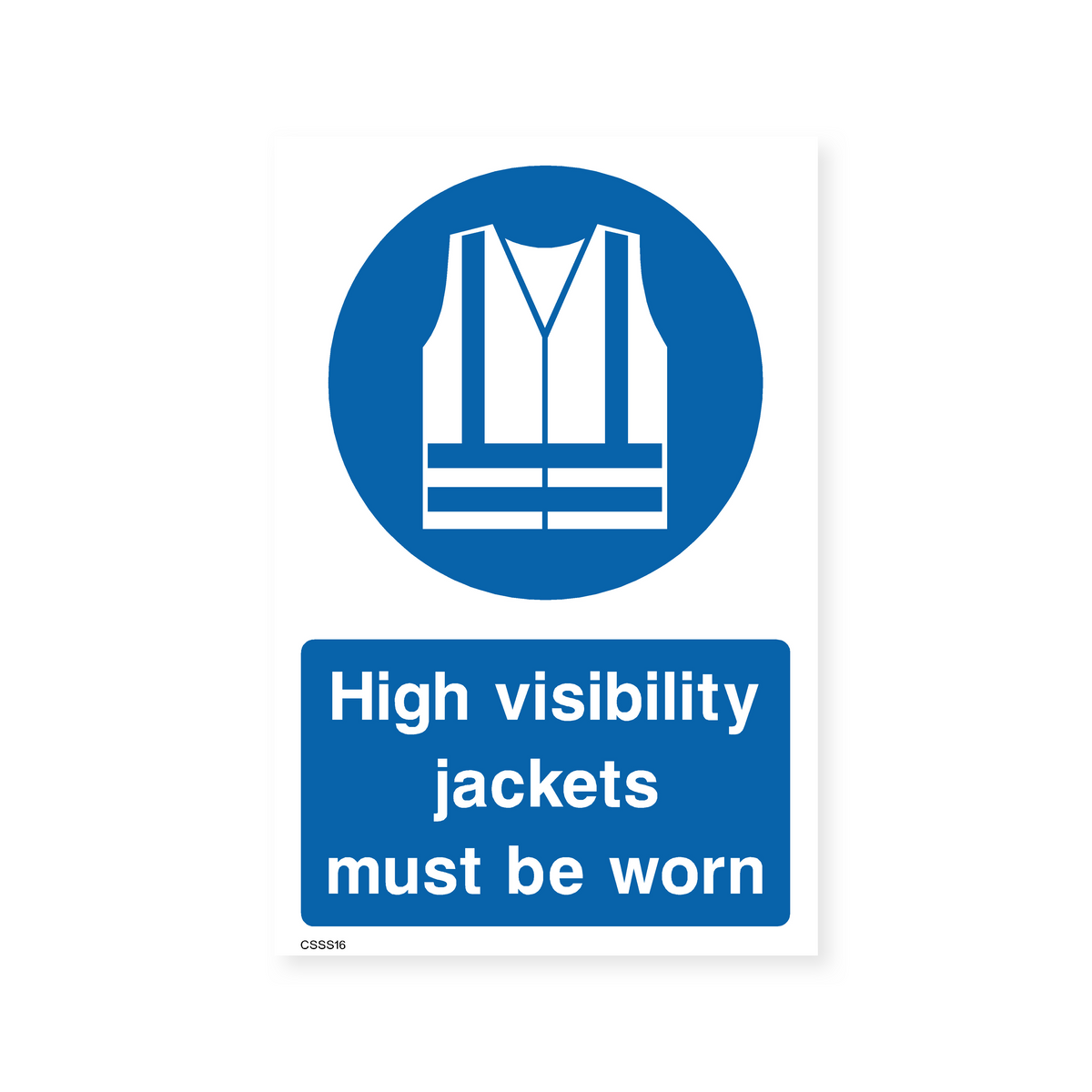 High Visibility Jackets Must Be Worn Sign – Safety Signs & Stickers