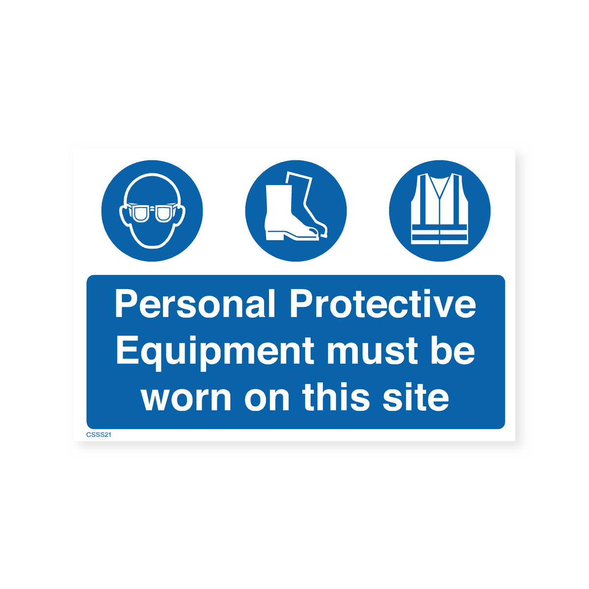 Personal Protective Equipment Must Be Worn Sign – Safety Signs & Stickers