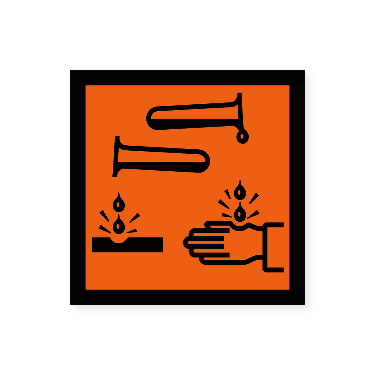 Corrosive CHIP Regulation Sign – Safety Signs & Stickers