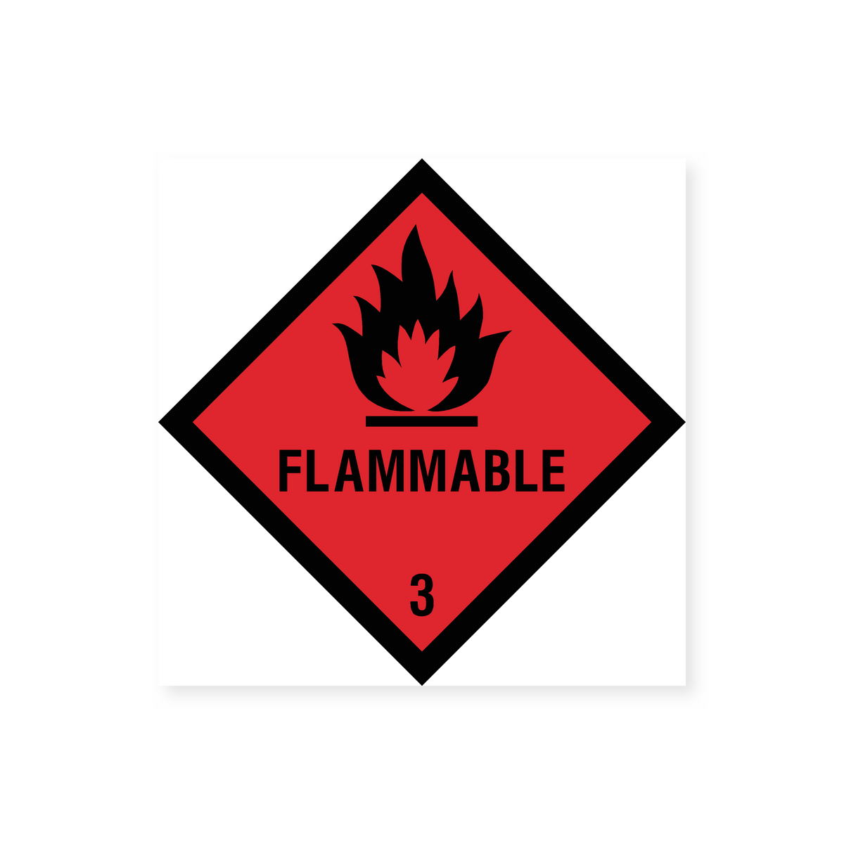 Flammable 3 - Hazchem Sign – Safety Signs & Stickers