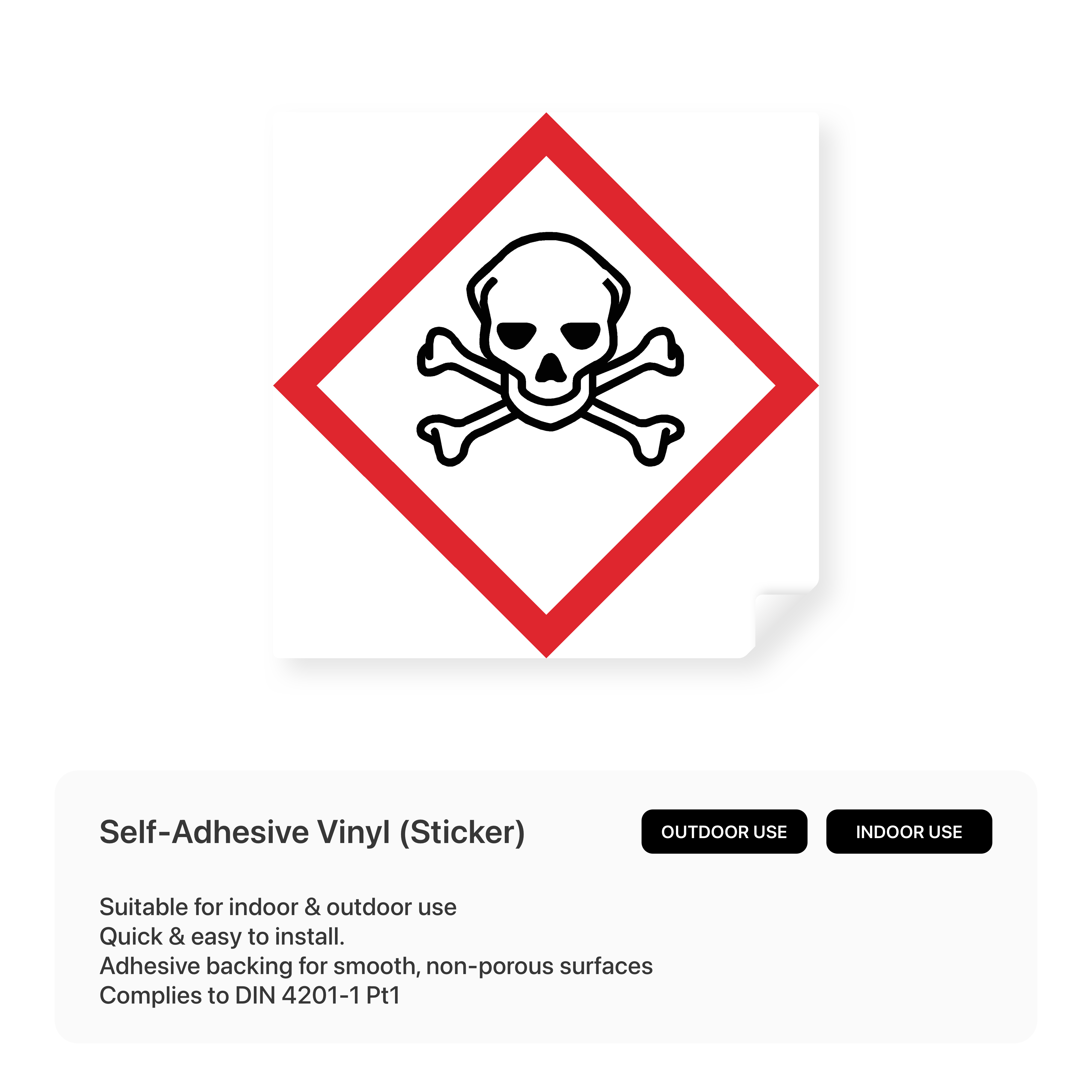 Poison Hazard Symbol