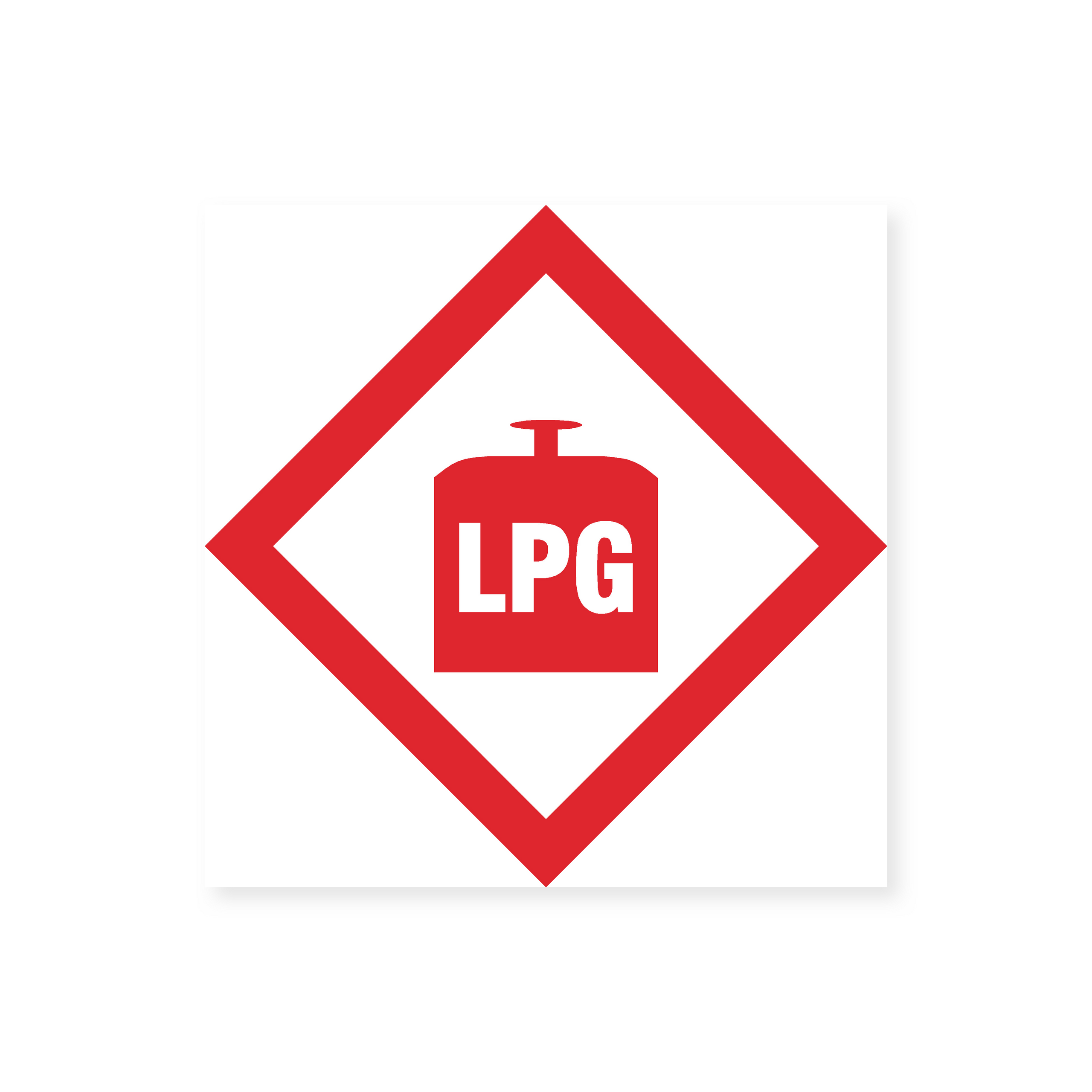 LPG Hazard Diamond Sign – Safety Signs & Stickers