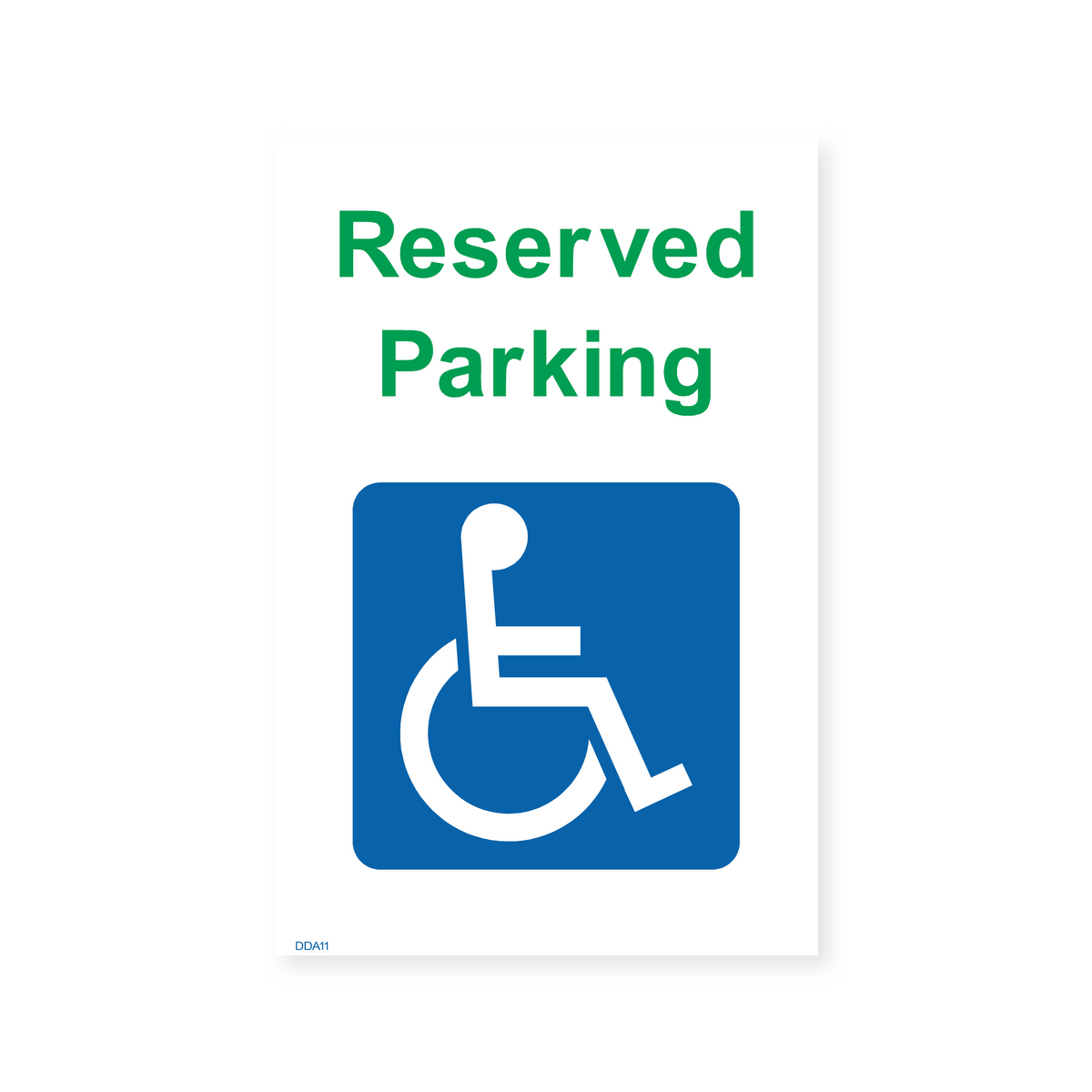 Disabled Reserved Parking Sign – Safety Signs & Stickers