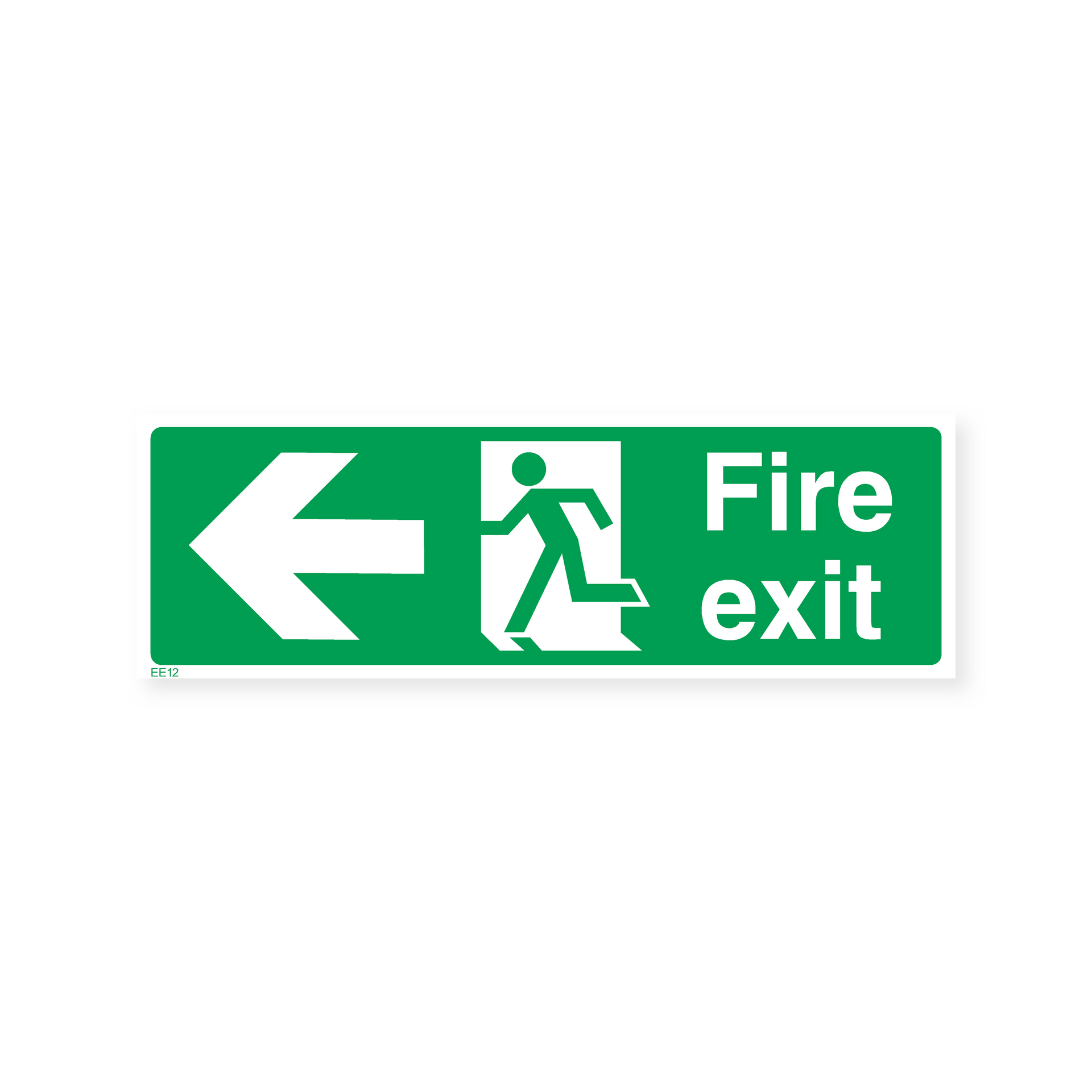 Fire Exit Left Sign – Safety Signs & Stickers