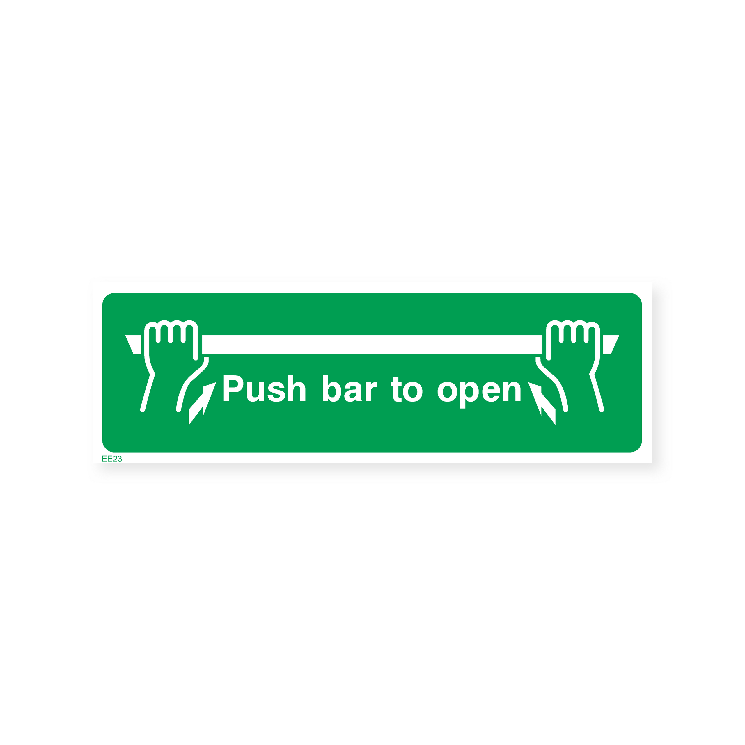 Push Bar to Open Sign – Safety Signs & Stickers