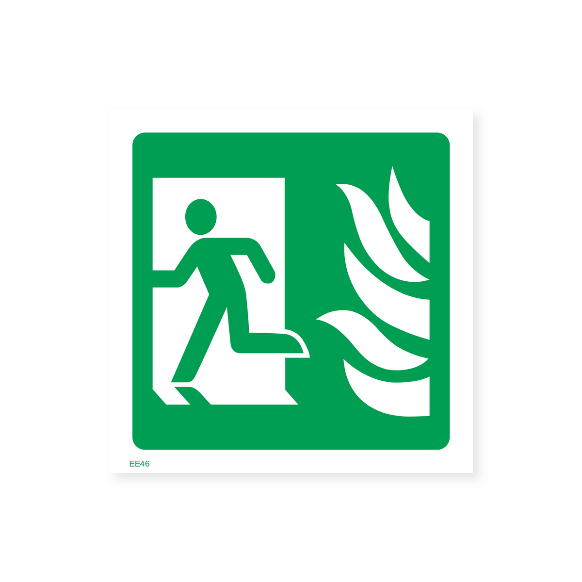 Fire Exit Left Sign – Safety Signs & Stickers