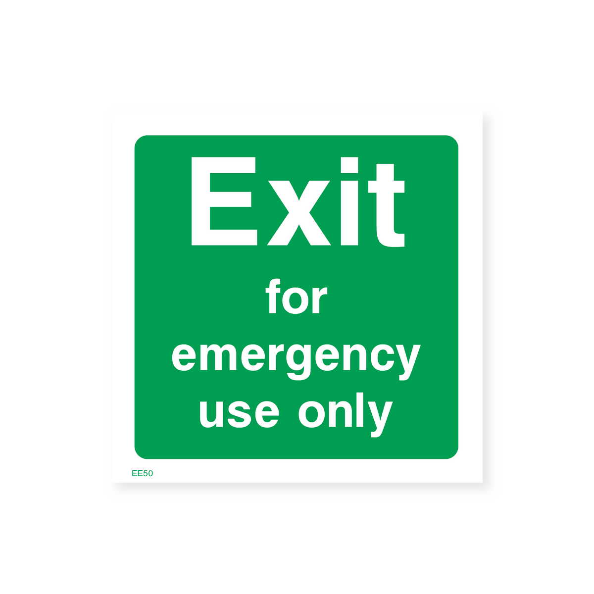 Exit for Emergency Use Only Sign – Safety Signs & Stickers