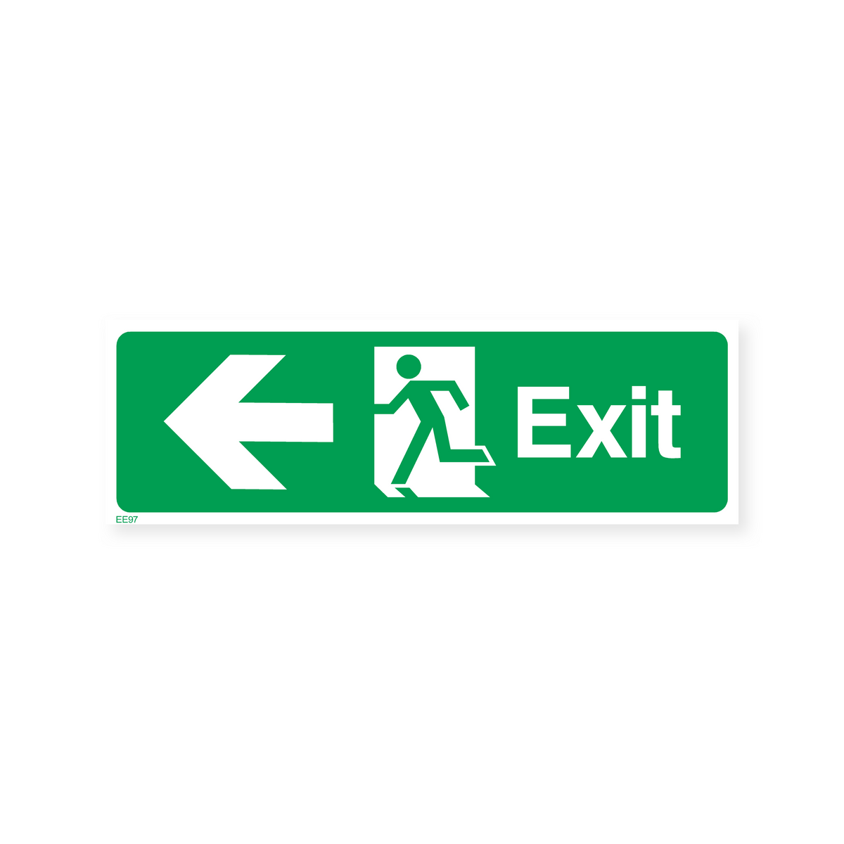 Exit Left Sign – Safety Signs & Stickers