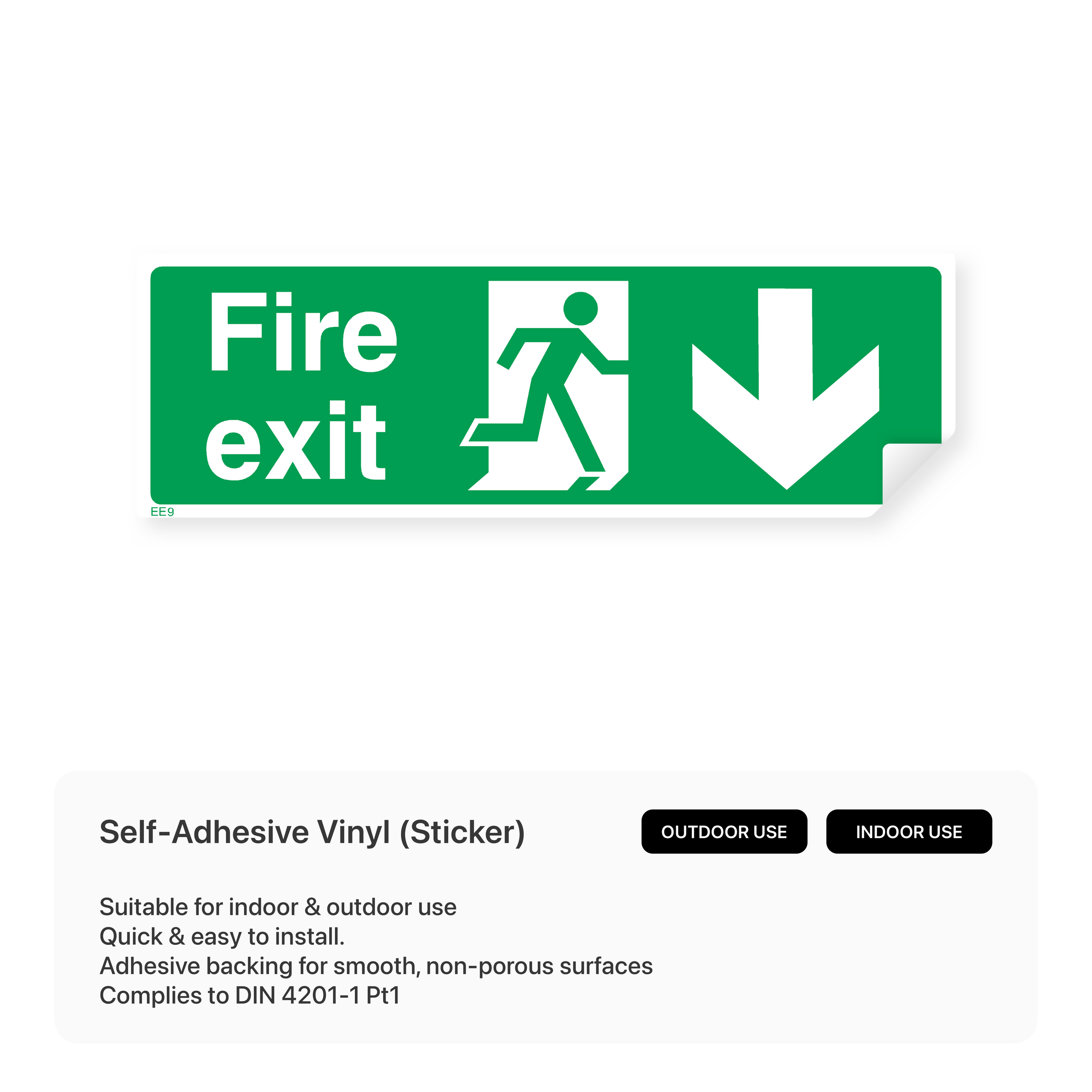 Fire Exit – Safety Signs & Stickers