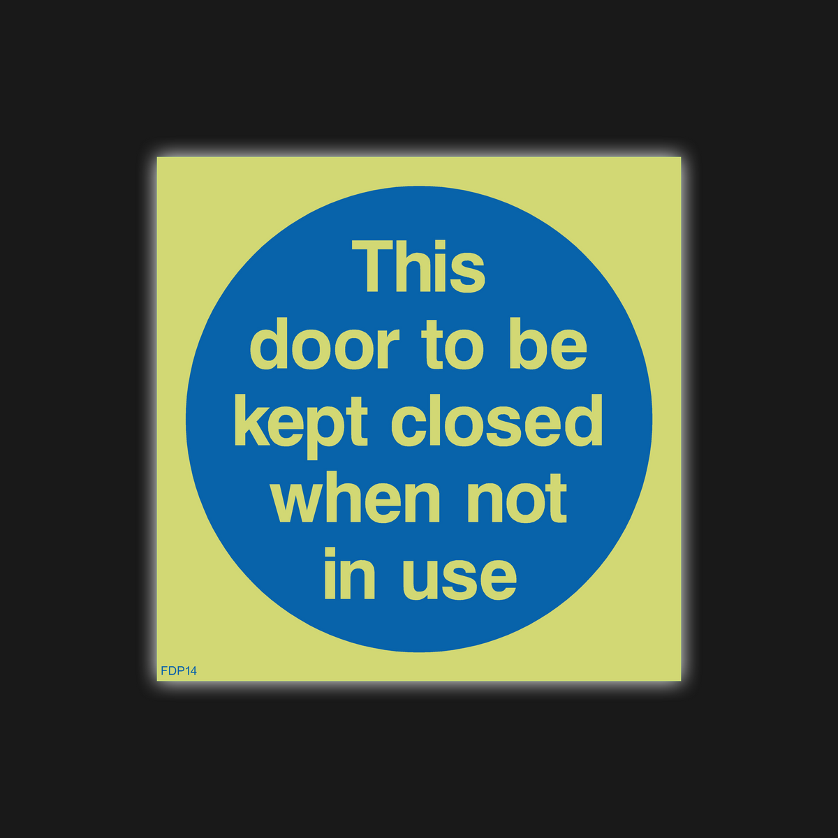 This Door to Be Kept Closed When Not in Use Sign – Safety Signs & Stickers