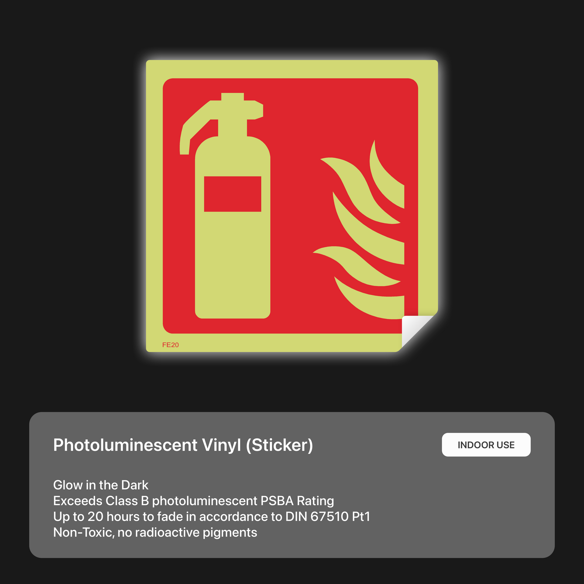 Fire Extinguisher Symbol Sign – Safety Signs & Stickers