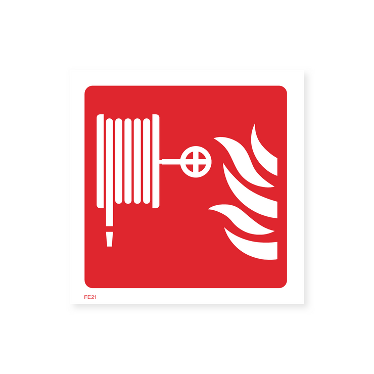 Fire Hose Symbol Sign – Safety Signs & Stickers
