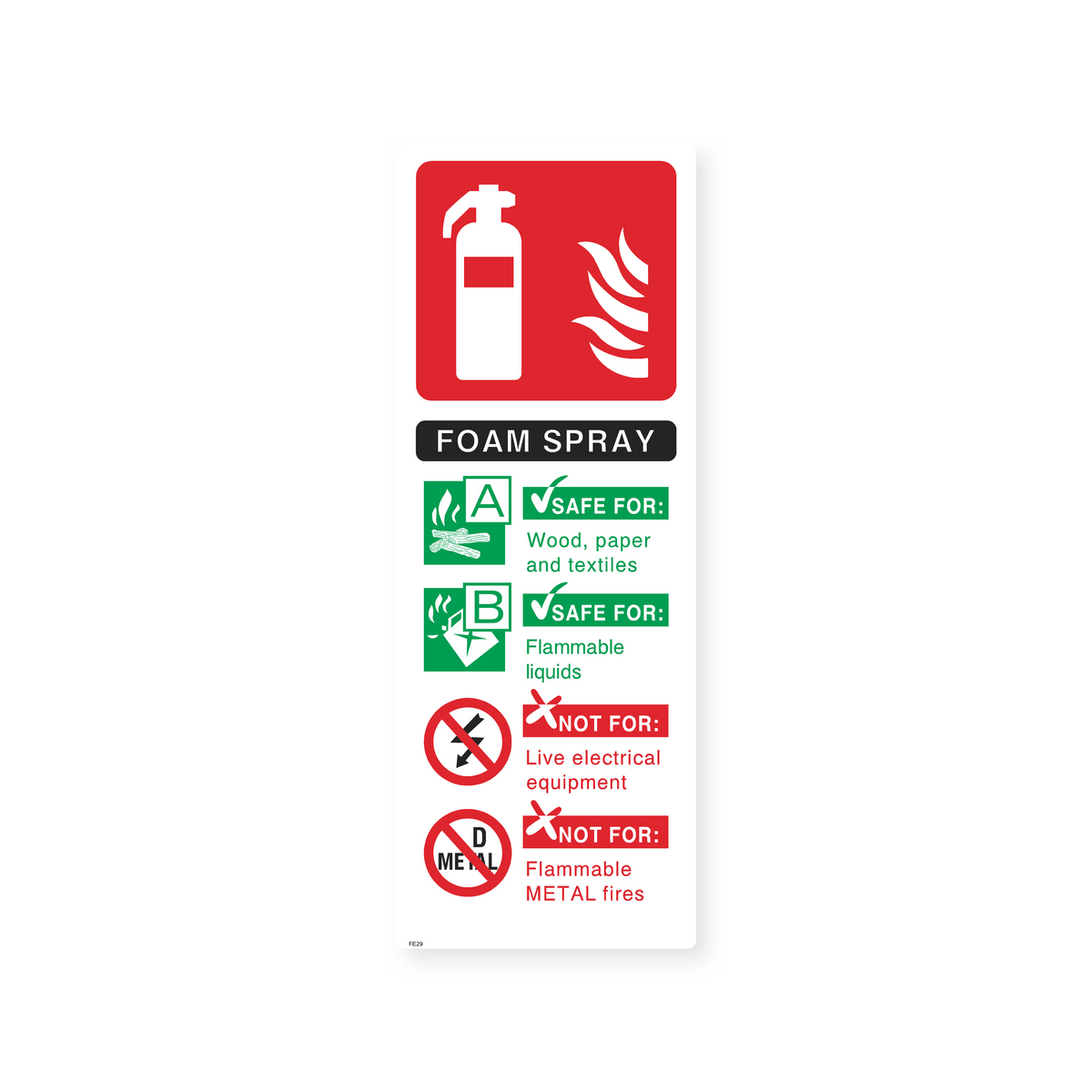 Fire Extinguisher – Safety Signs & Stickers