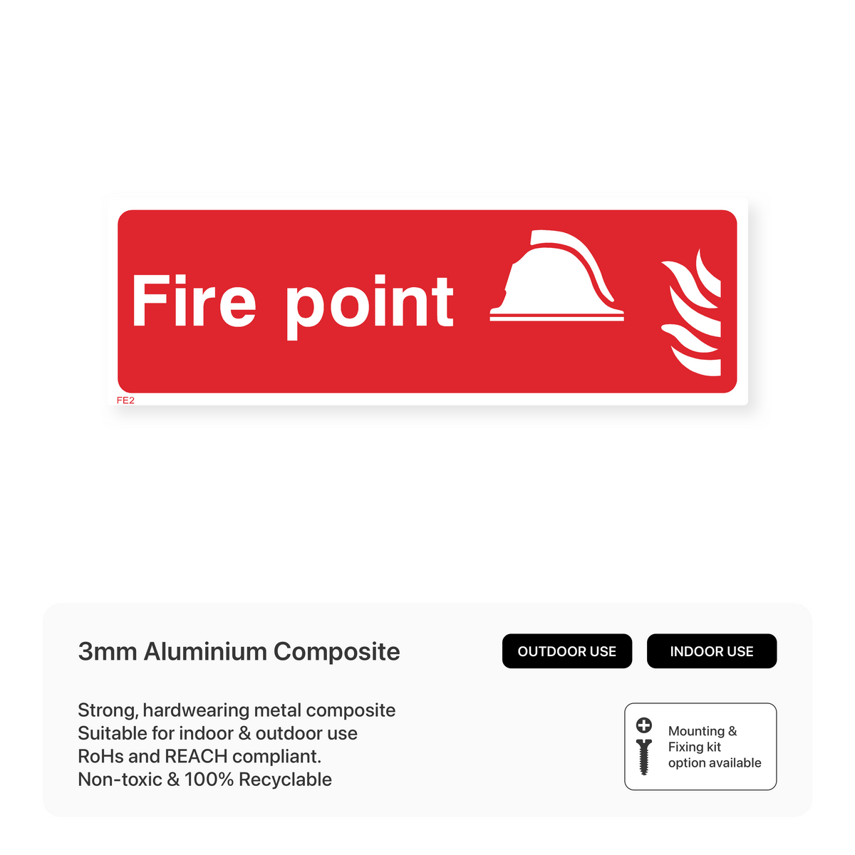 Fire Point Sign – Safety Signs & Stickers