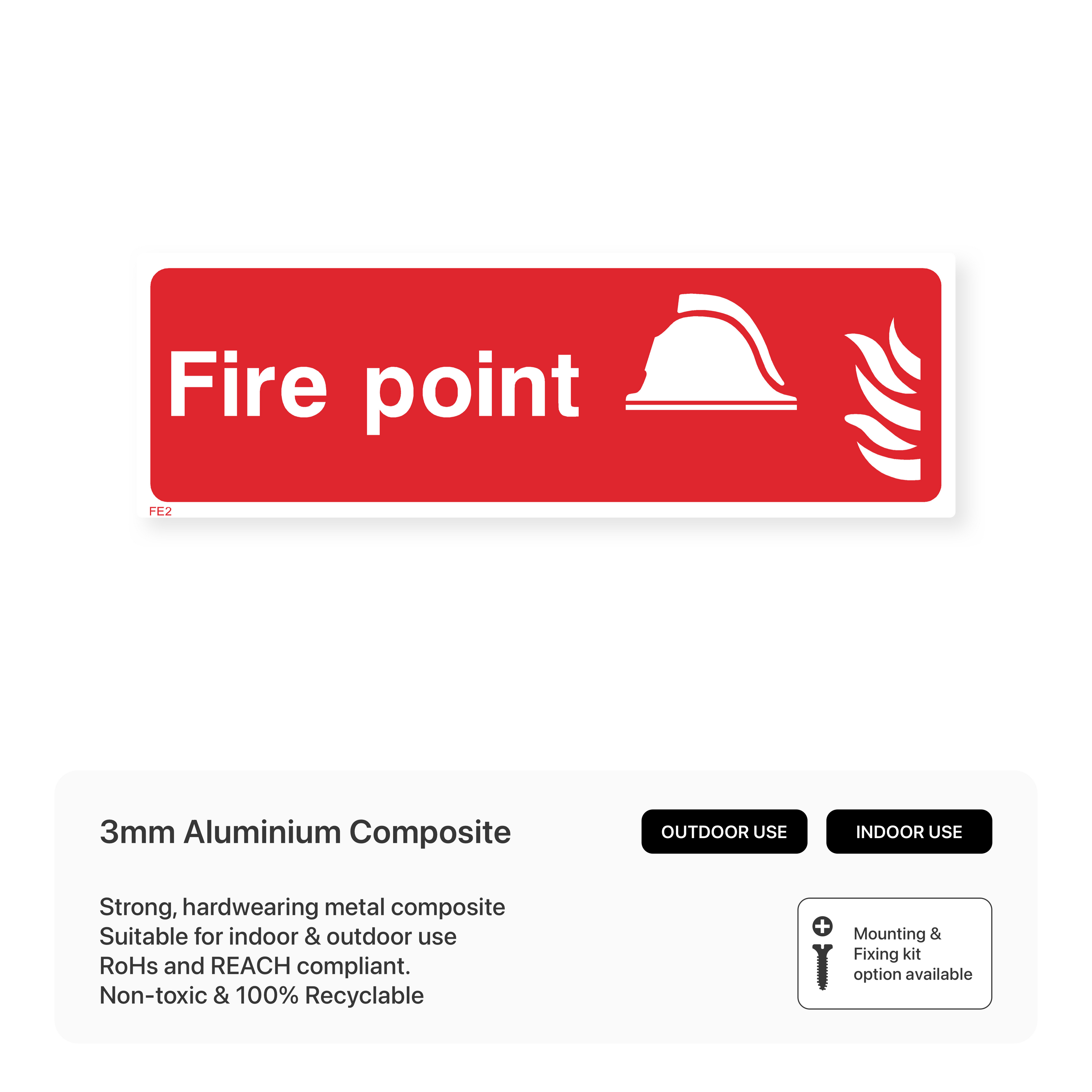 Fire Point Sign – Safety Signs & Stickers