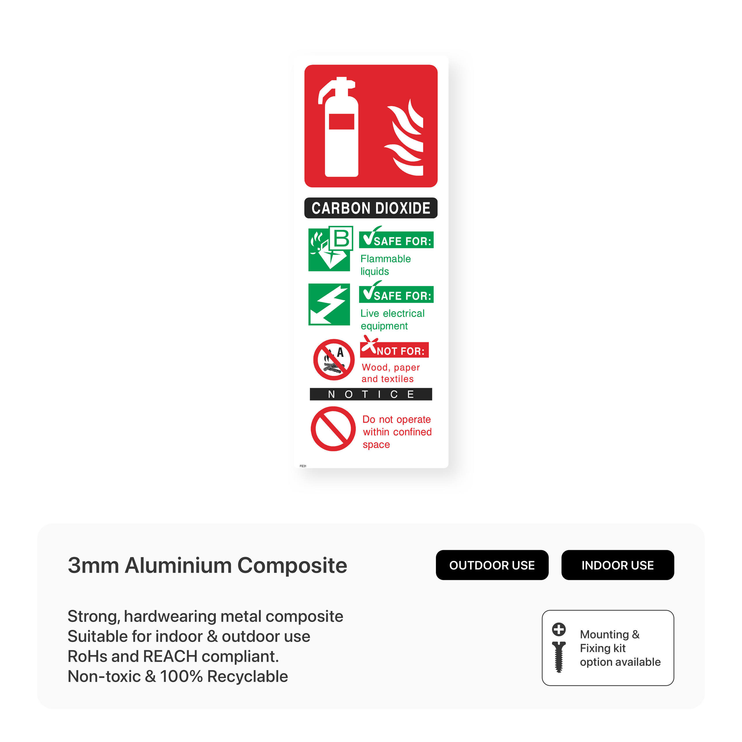 Fire Prevention – Safety Signs & Stickers