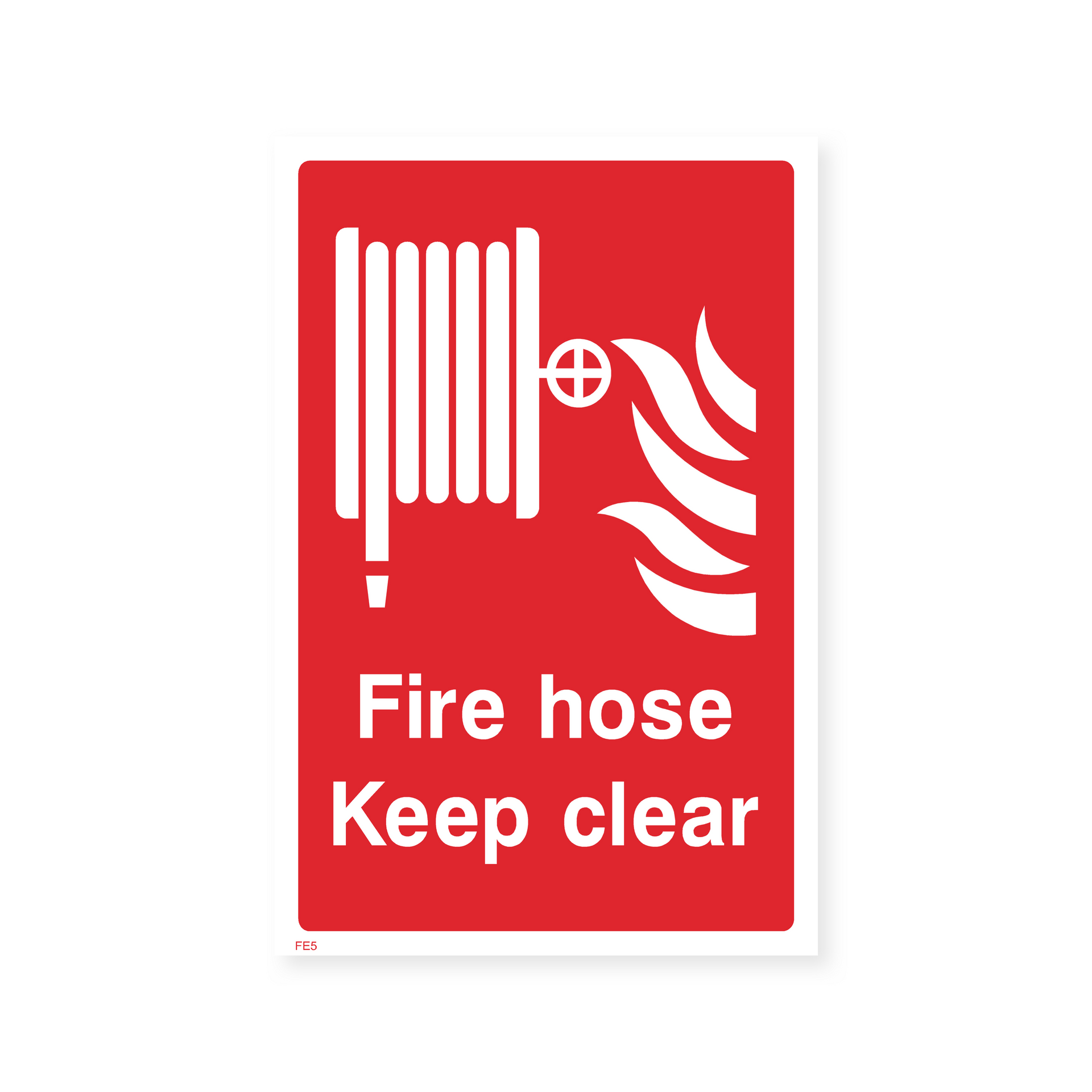 Fire Hose Keep Clear Sign – Safety Signs & Stickers