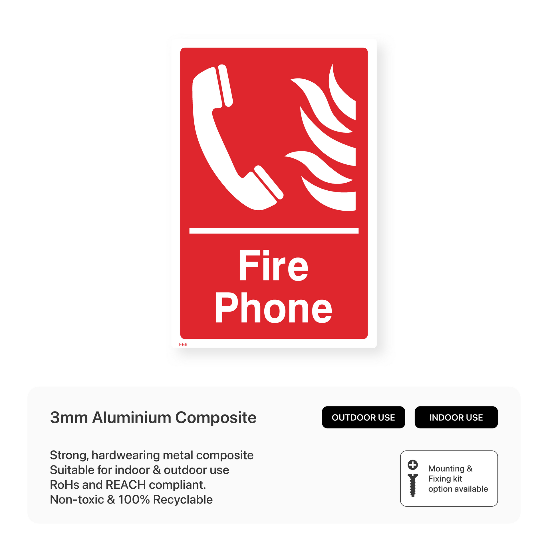 Fire Point Sign – Safety Signs & Stickers