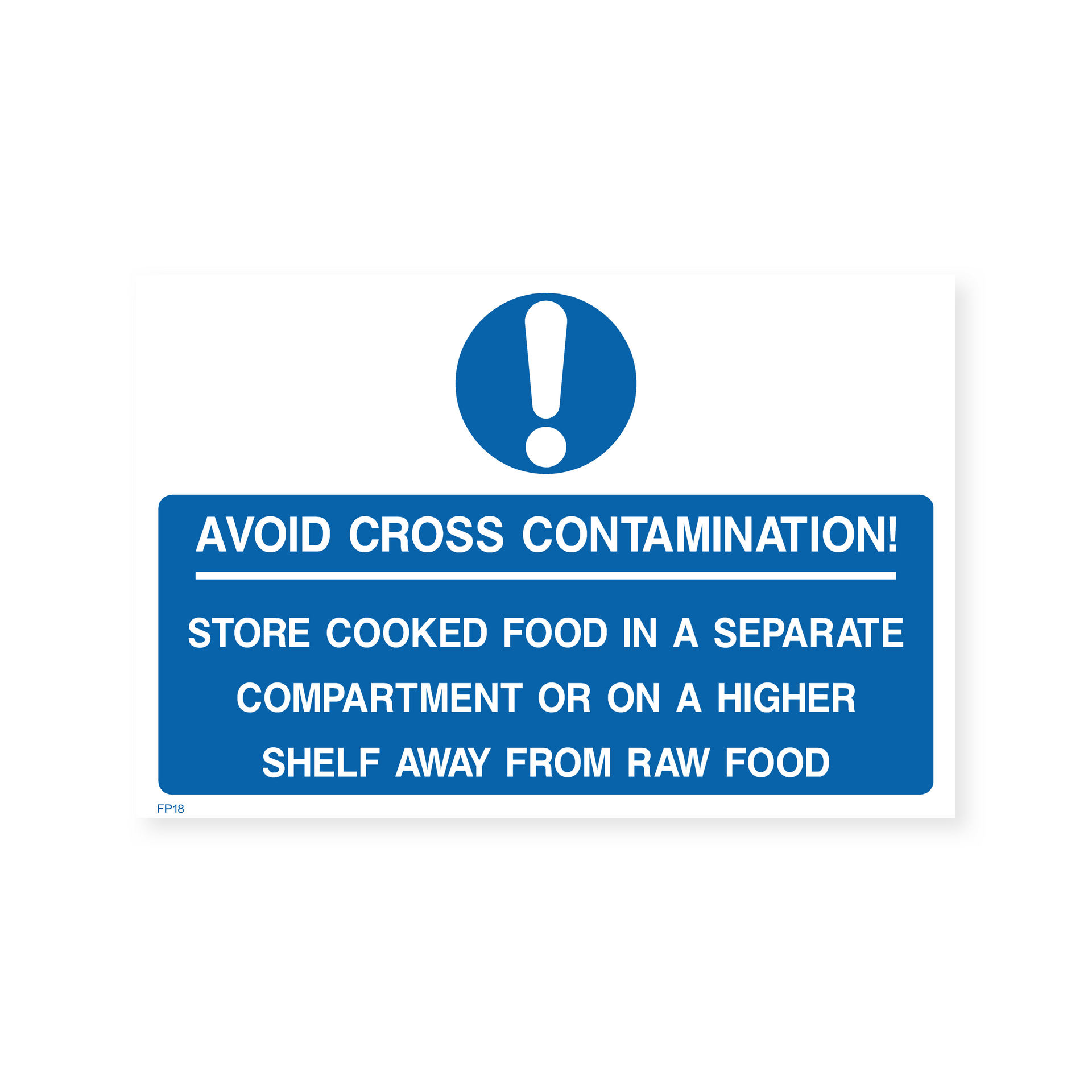 Avoid Cross Contamination Sign – Safety Signs & Stickers