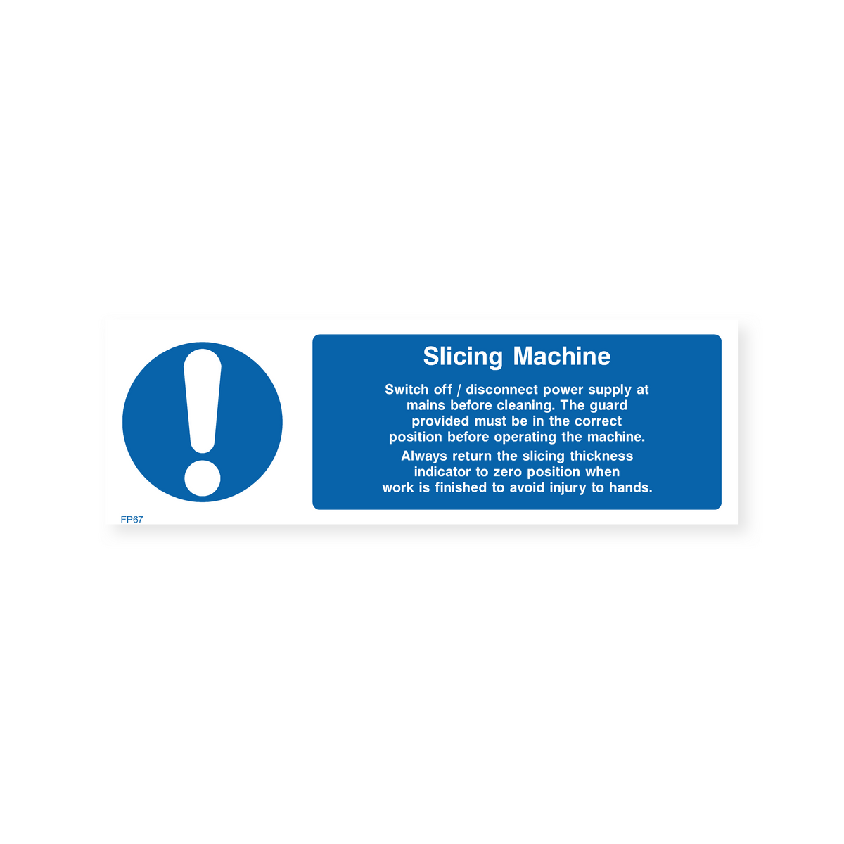 Slicing Machine Safety Sign – Safety Signs & Stickers
