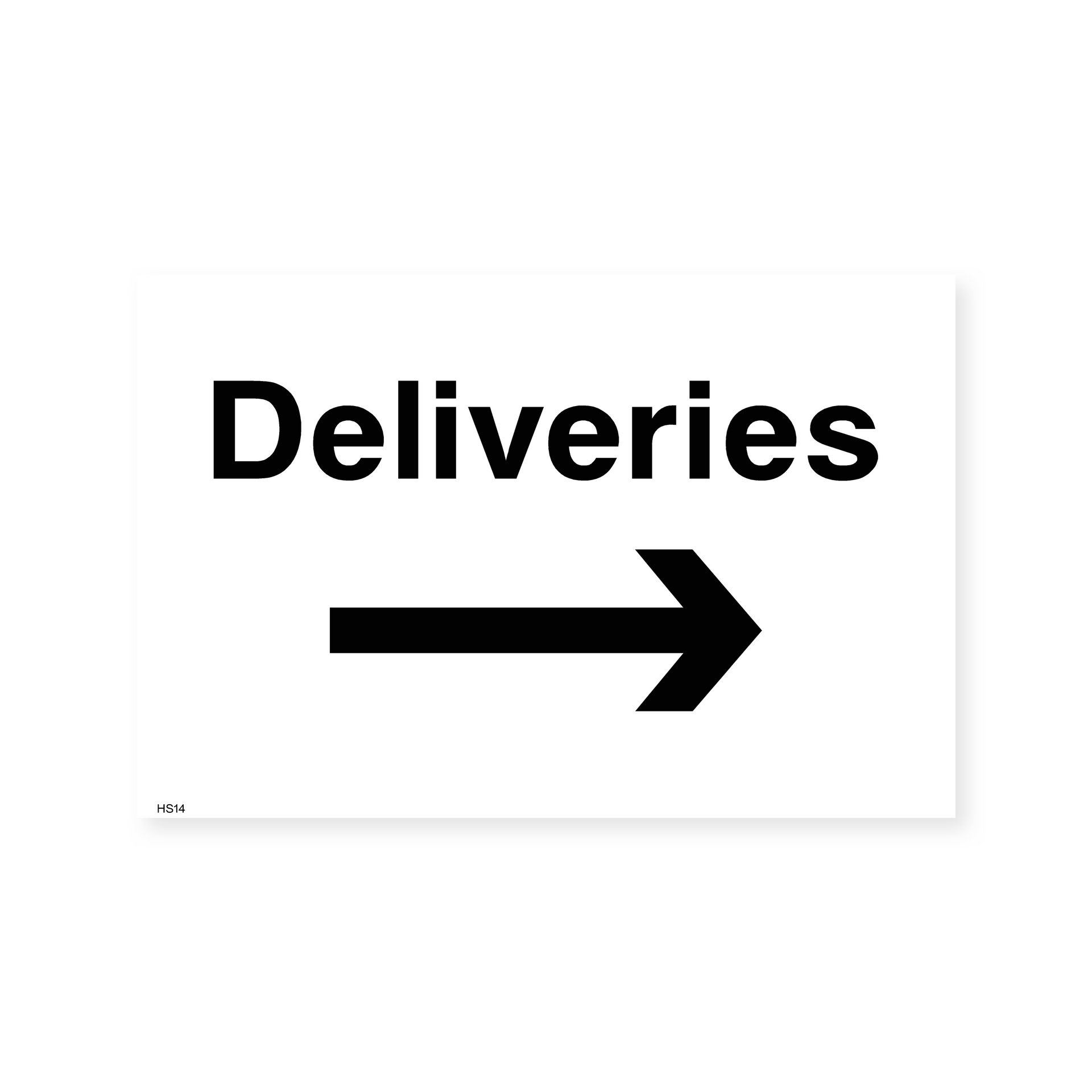 Deliveries Right Sign – Safety Signs & Stickers