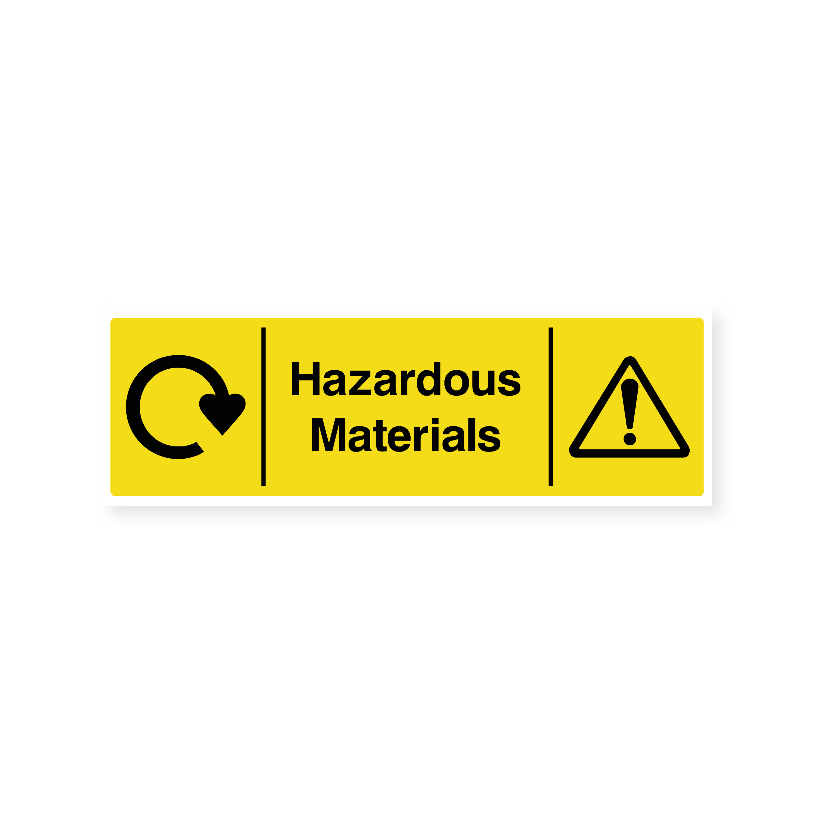 Hazardous Materials Recycling - Safety Sign – Safety Signs & Stickers