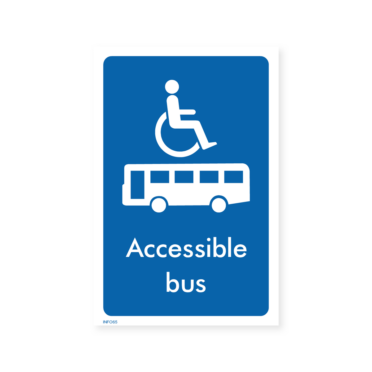 Accessible Bus Sign – Safety Signs & Stickers