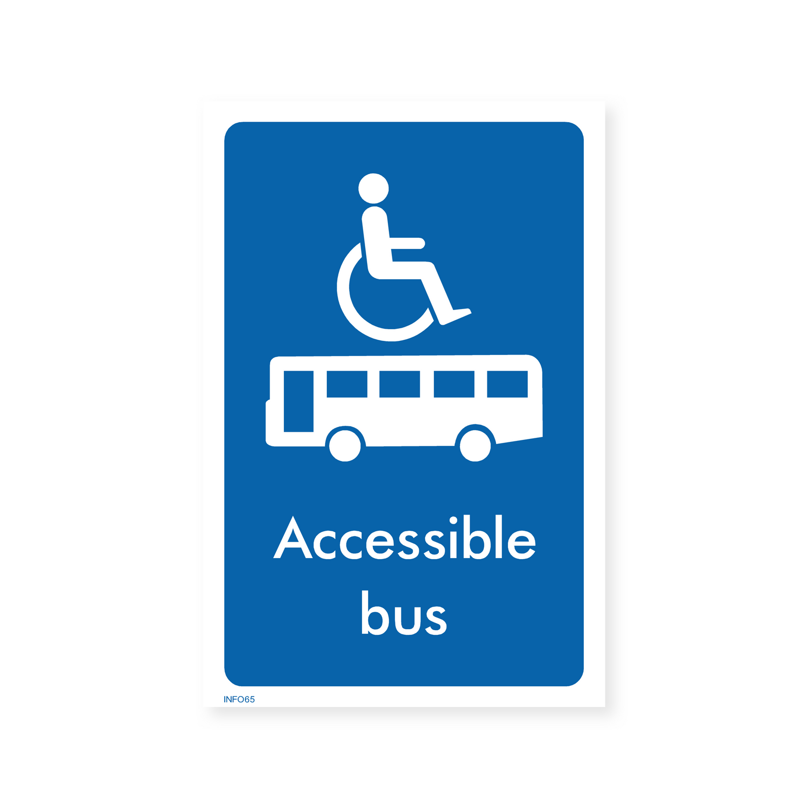 Accessible Bus Sign – Safety Signs & Stickers