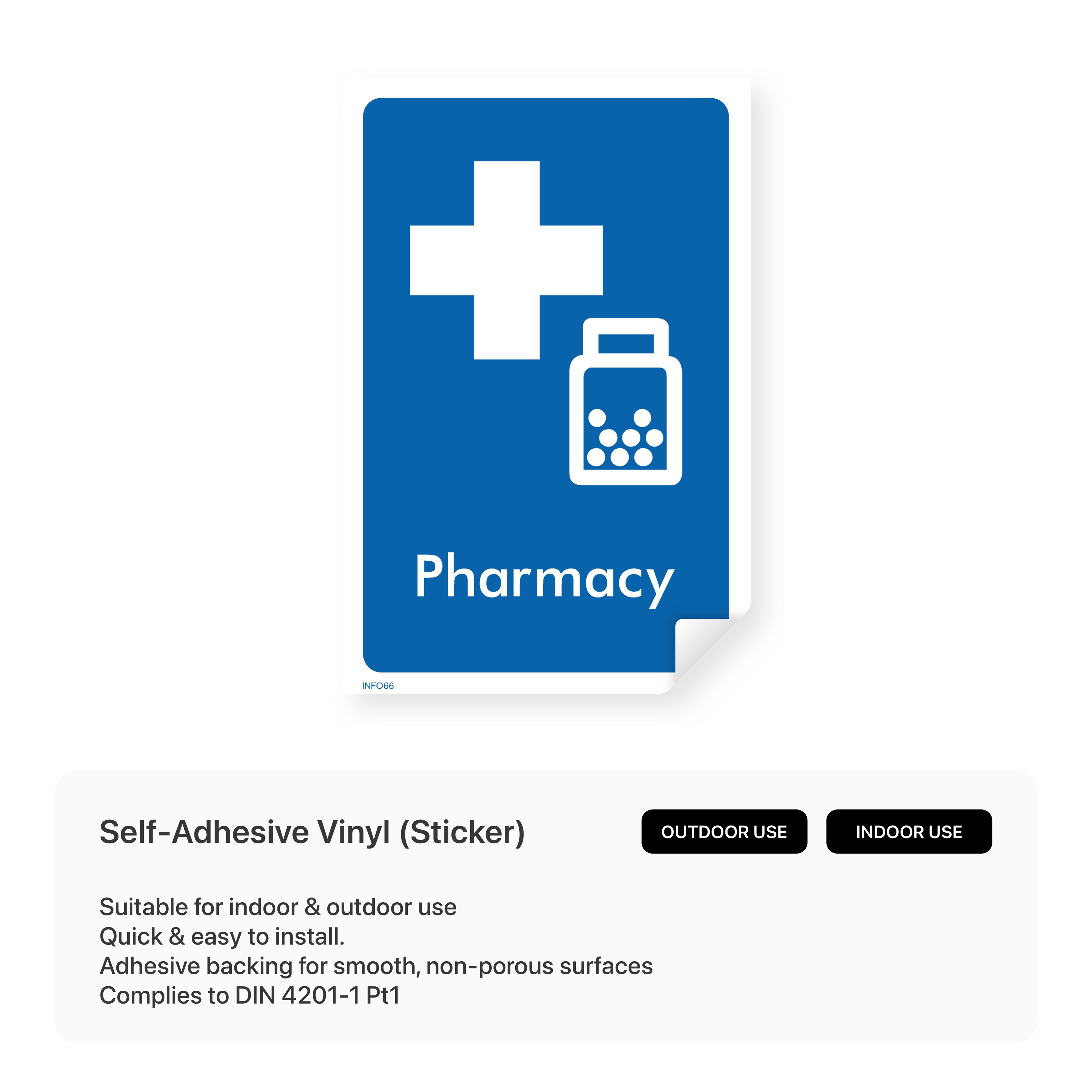 Pharmacy Sign – Safety Signs & Stickers