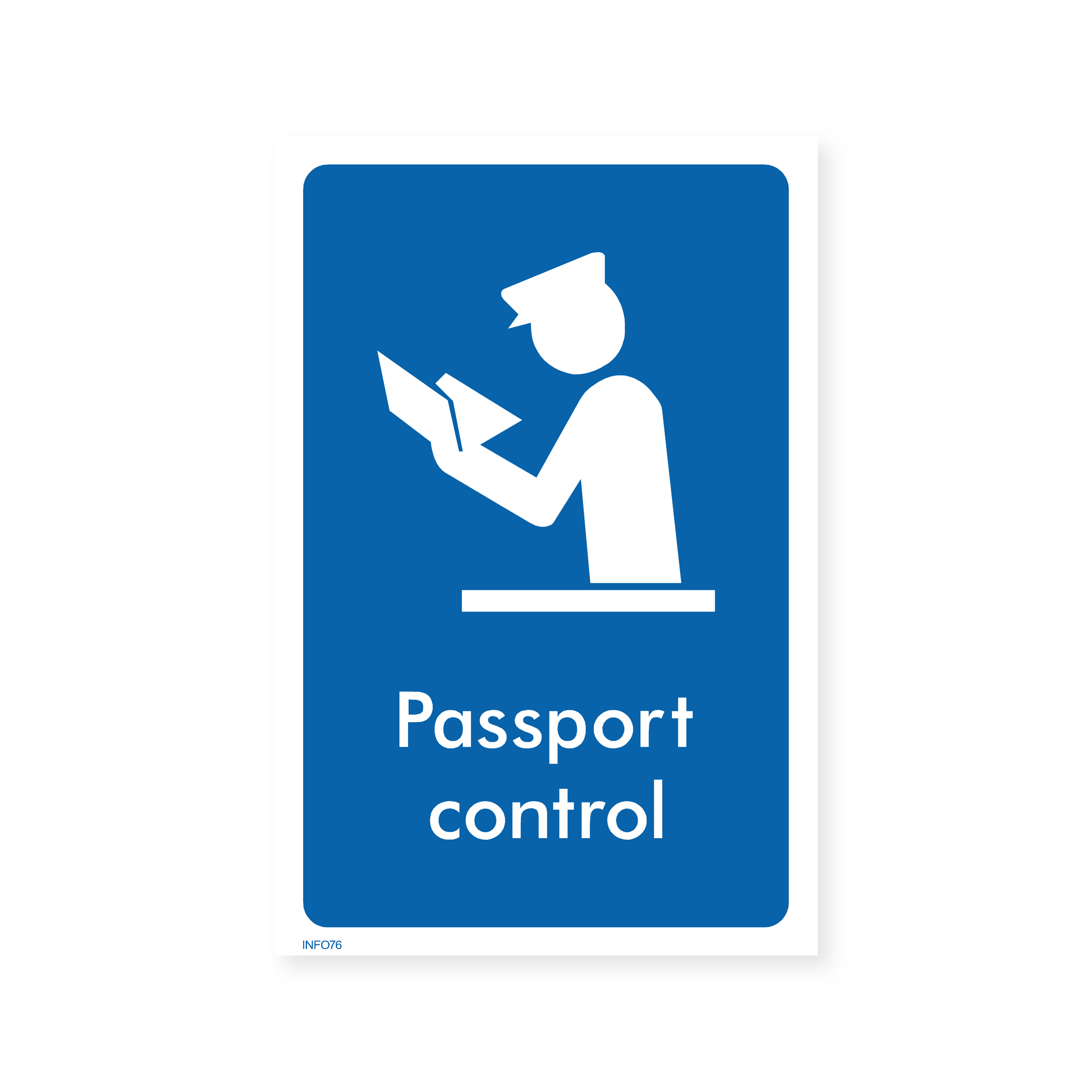 Passport Control Sign – Safety Signs & Stickers