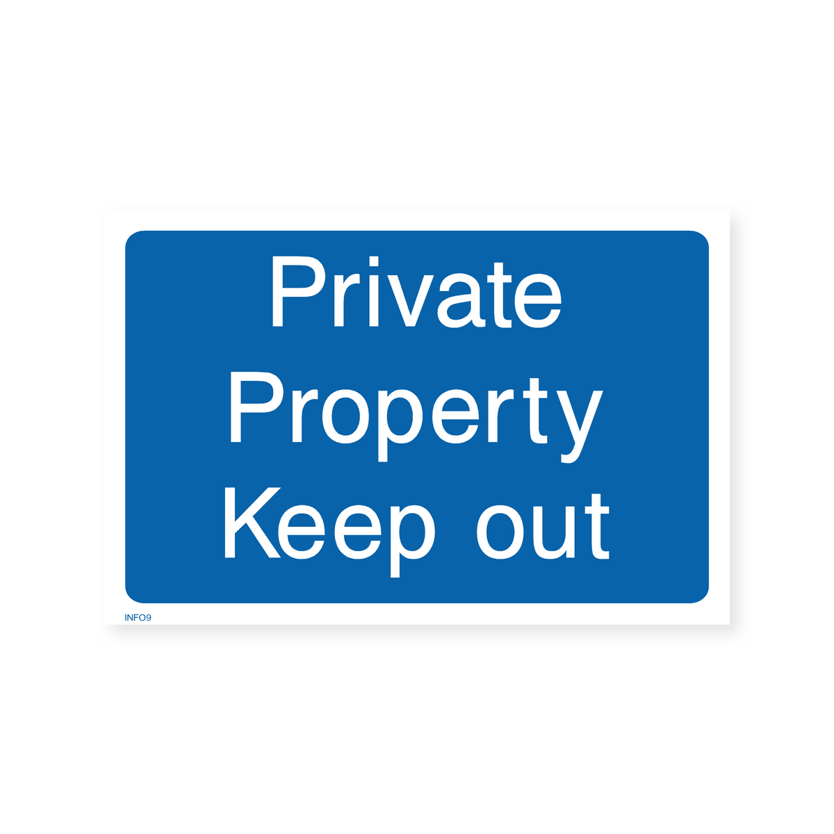 Private Property - Keep Out Sign – Safety Signs & Stickers