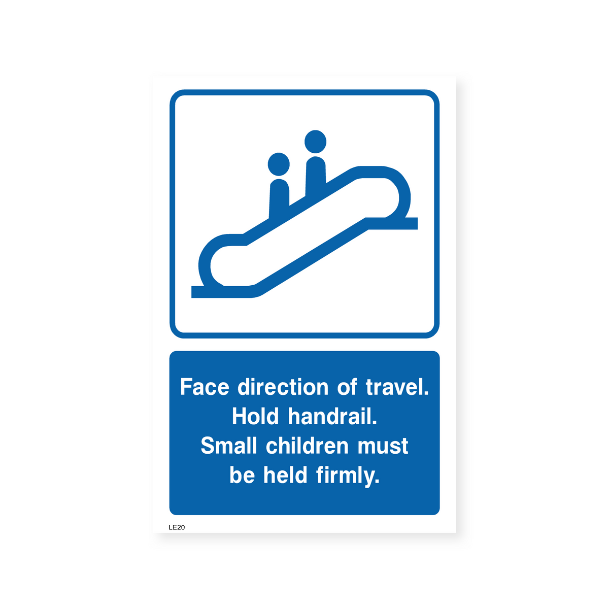"Escalator Safety" Sign – Safety Signs & Stickers