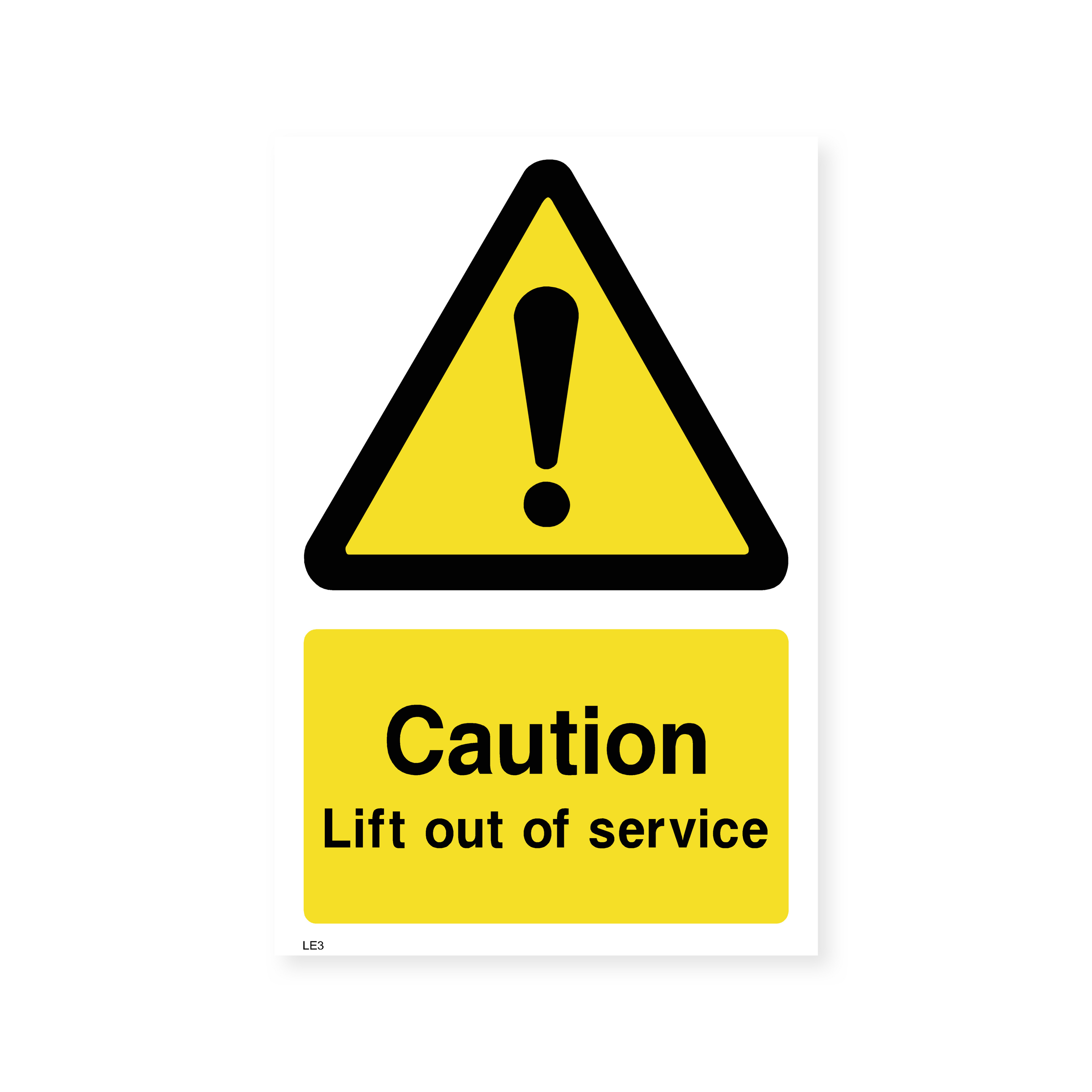 "Lift Out of Service" Sign – Safety Signs & Stickers