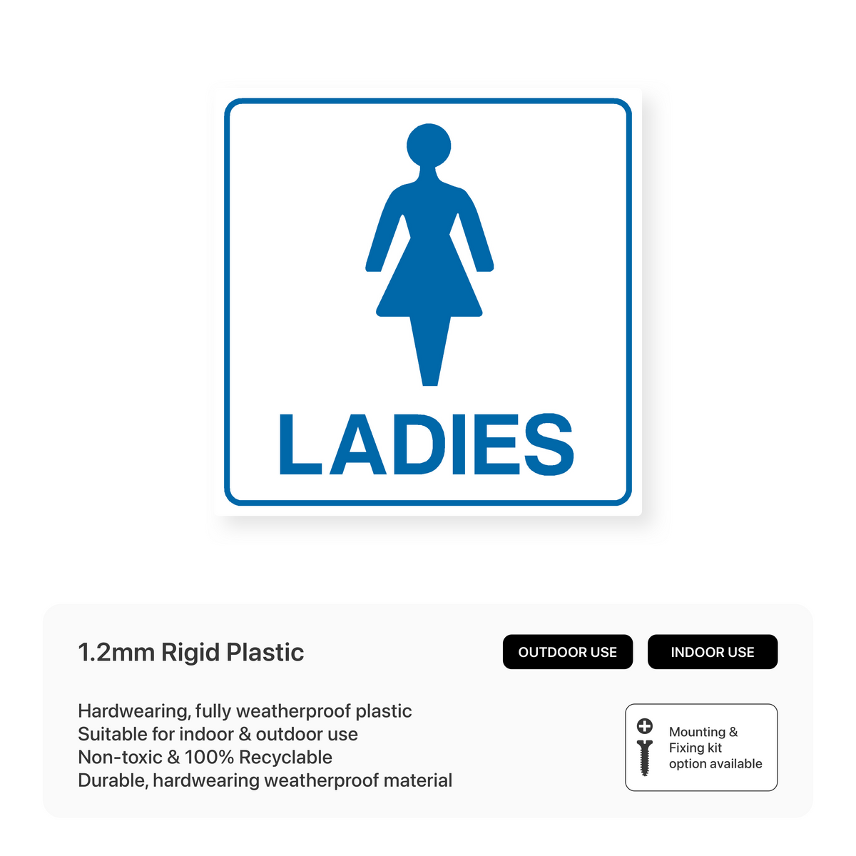 Toilets – Safety Signs & Stickers