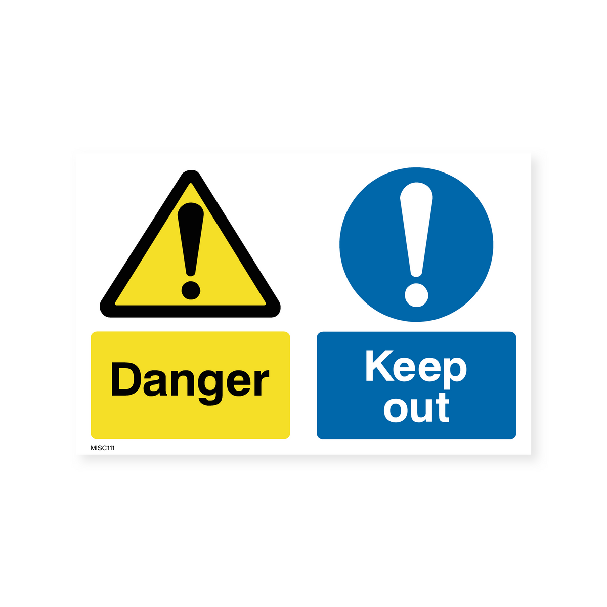 Danger Keep Out Sign – Safety Signs & Stickers