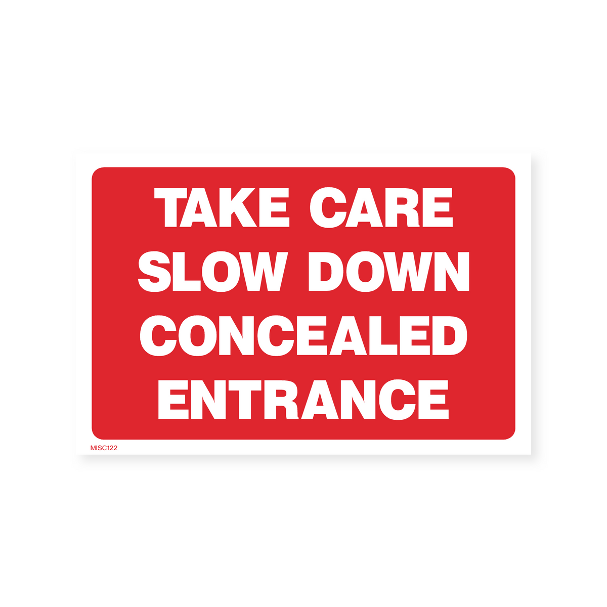 Concealed Entrance Sign – Safety Signs & Stickers
