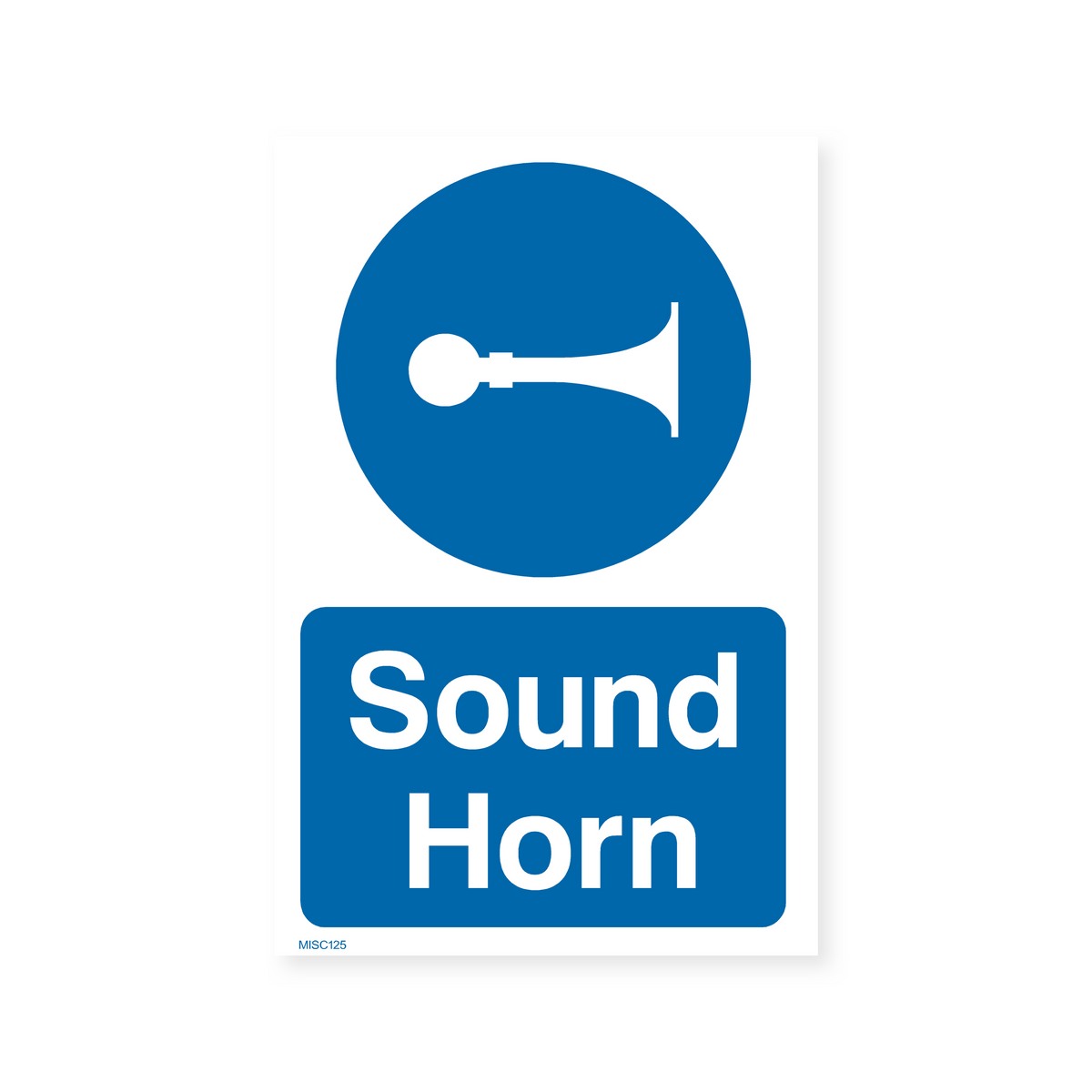 Sound Horn Sign – Safety Signs & Stickers